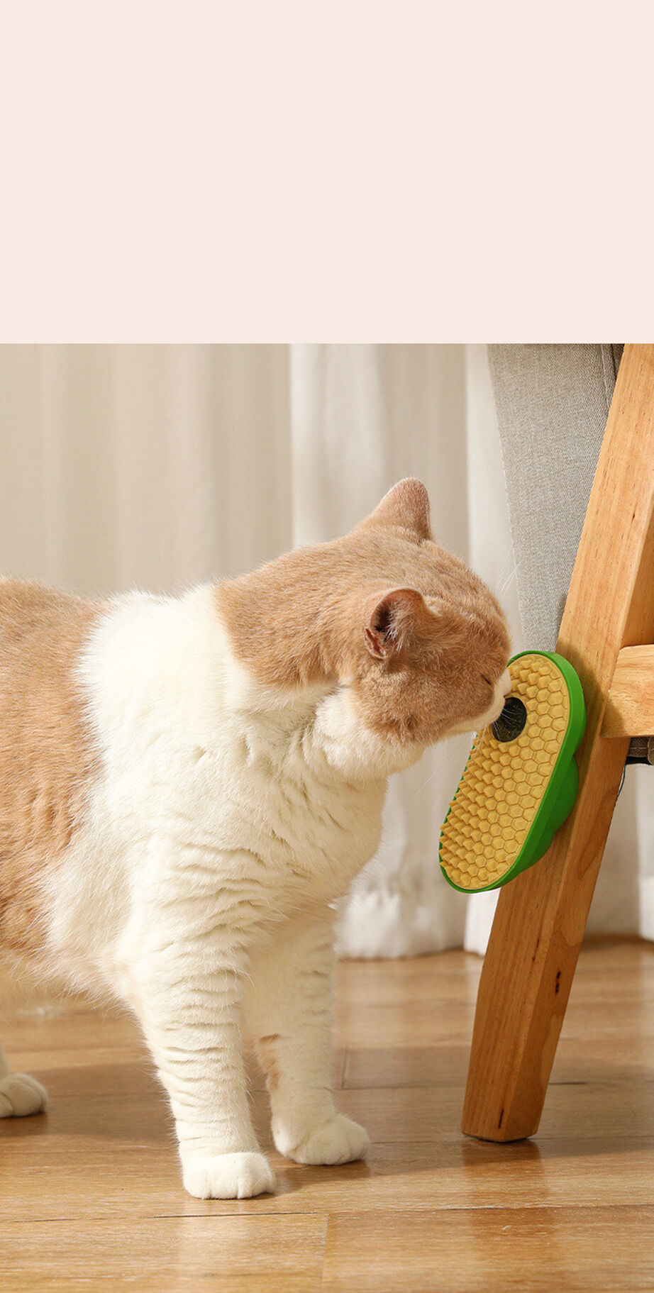 2024 Hot-selling Hair Rubbing Device Cat Self-help Tickling Toy Tickle ...