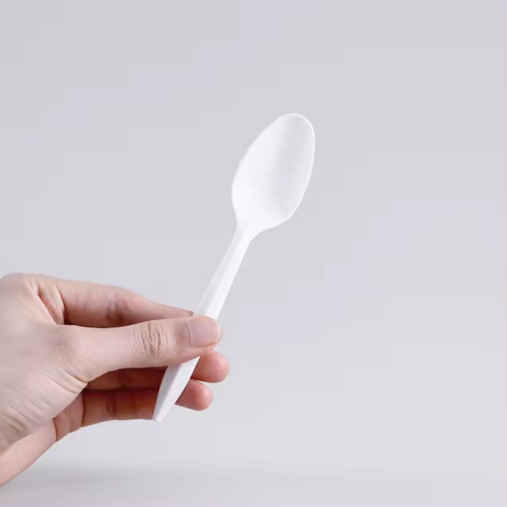 Eco-friendly Take Away Reusable Fast Food Dinnerware Flatware Spoon ...