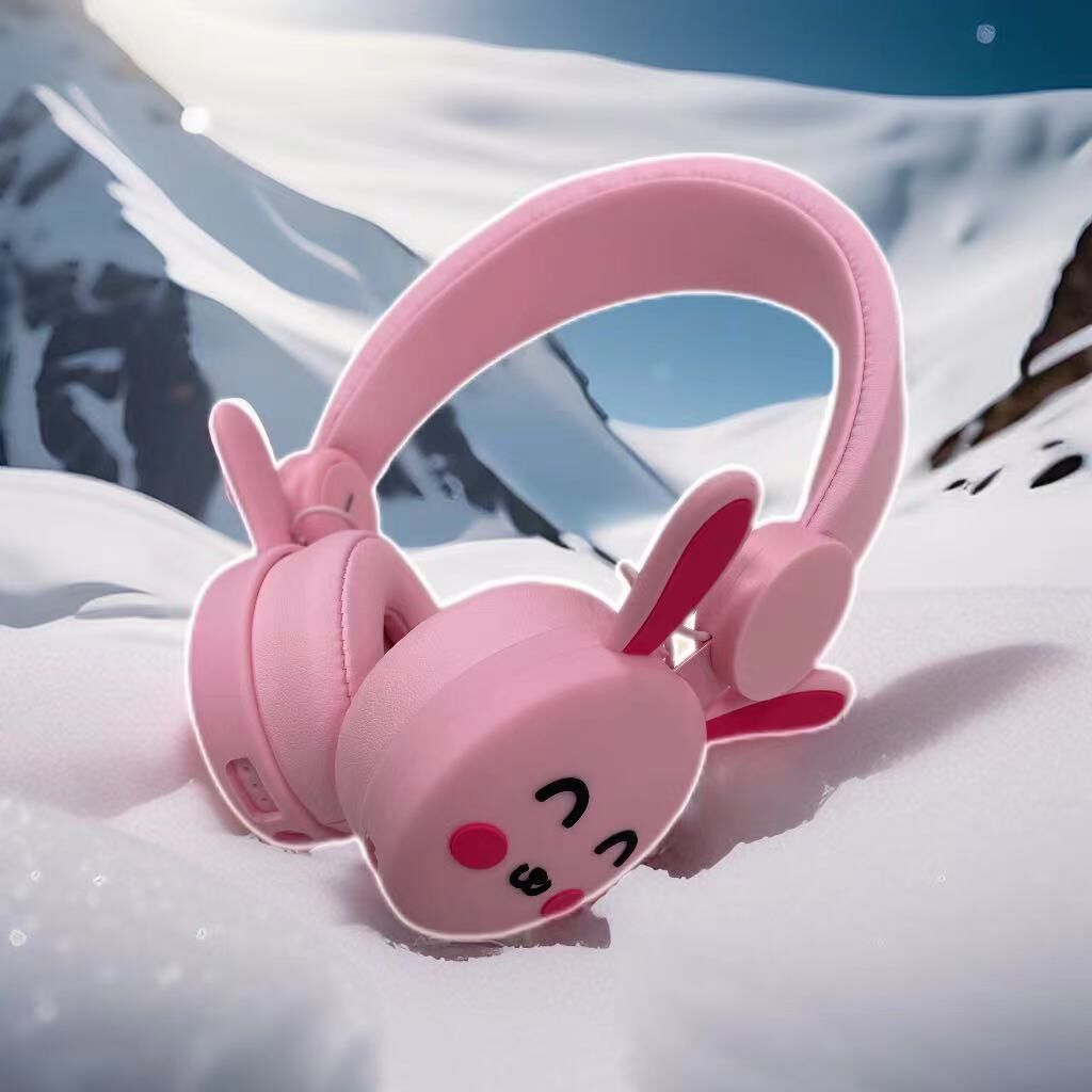 New Product Odm Oem Wired Headphone For Kids Headphone Cartoon Bunny ...
