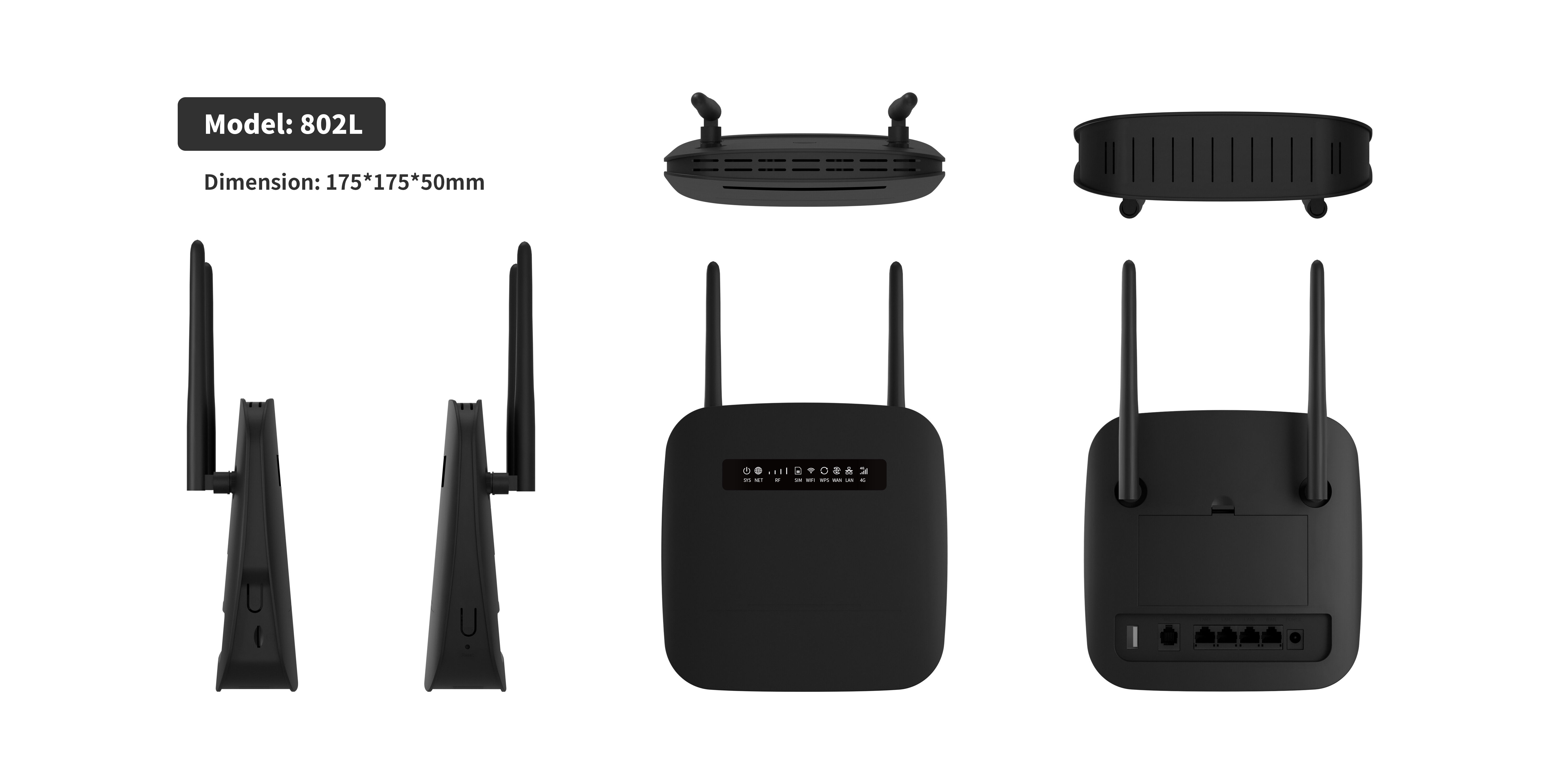 Ih802 4g Router 150mbps Lte Cat4 Indoor Cpe Modem N300 Wireless Wifi ...