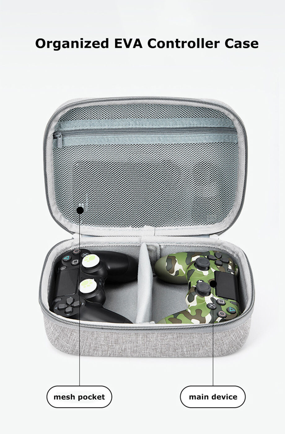 Travel Hard Shell Case For Gaming Controller Storage Eva Shockproof ...