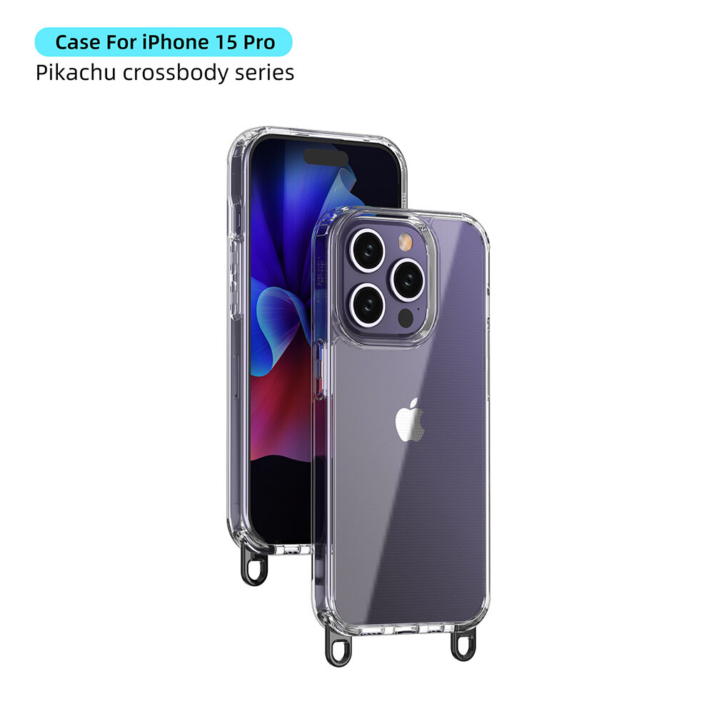 Cross Body Golden Silver Black Metal Ring Detachable Hooks Transparent ...