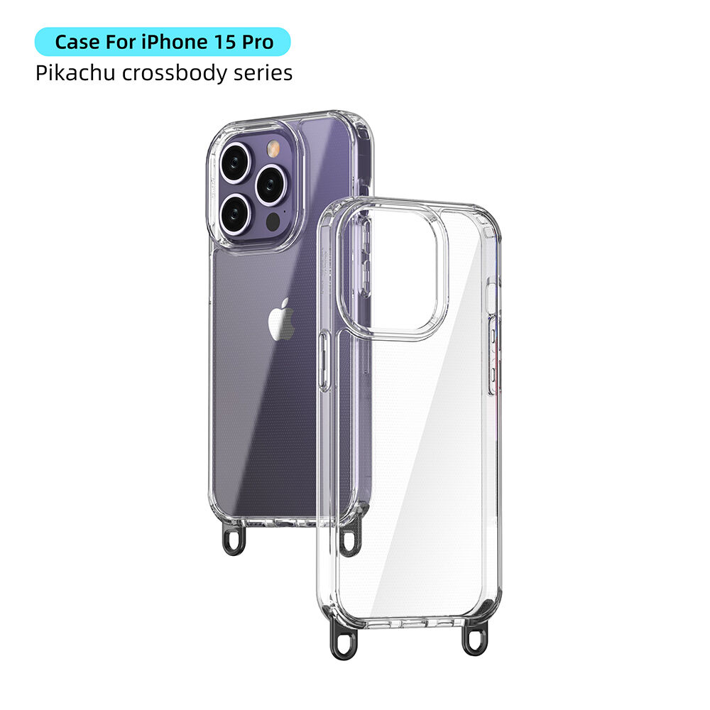 Cross Body Golden Silver Black Metal Ring Detachable Hooks Transparent ...