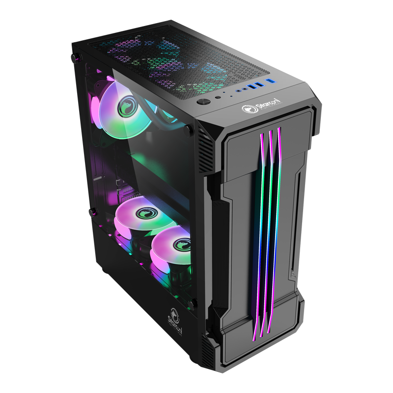 Oem Gaming Case Proactive Silent Case Pc Argb Stripe Pc Tower $32 ...