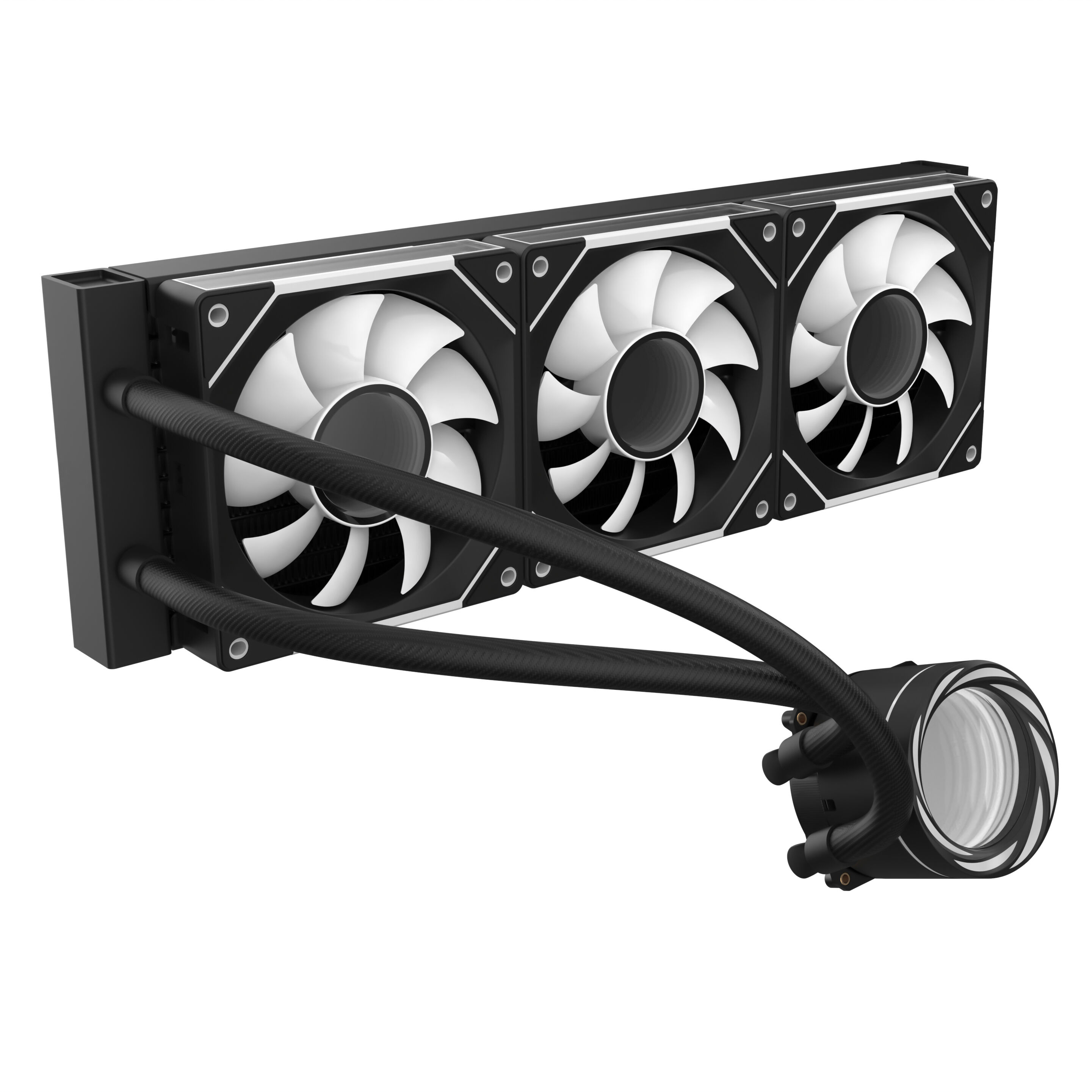 Rgb Aio Liquid Cpu Cooler 360mm Pc Water Radiator 12v Rated 3pin Pwm ...
