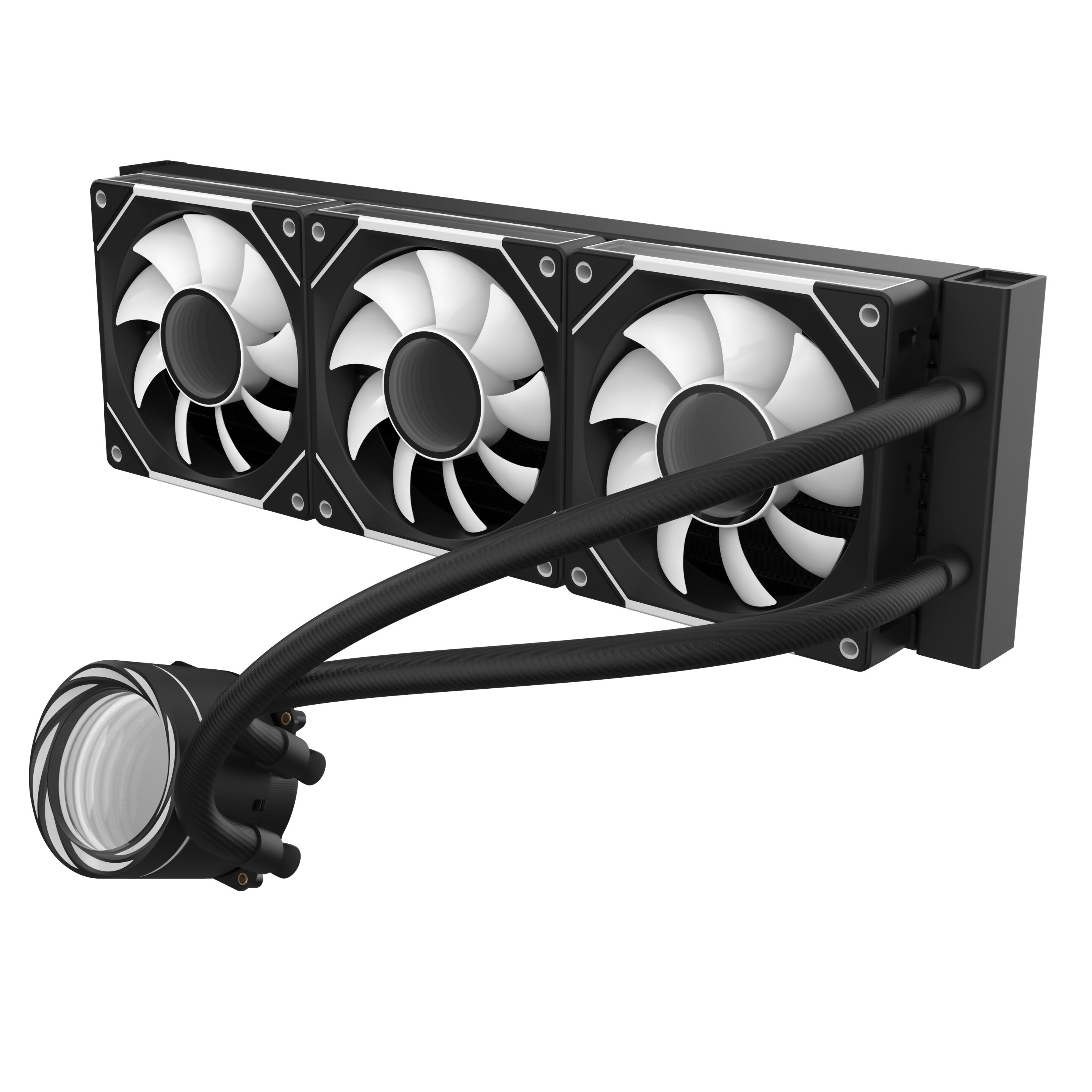 Rgb Aio Liquid Cpu Cooler 360mm Pc Water Radiator 12v Rated 3pin Pwm ...