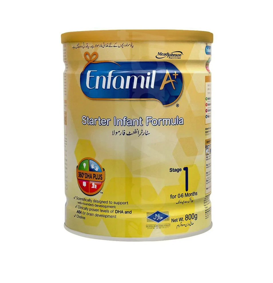 Enfamil Milk Powder A+ Stage 1 Tin 380 Gm, Milk Based Baby Formula ...