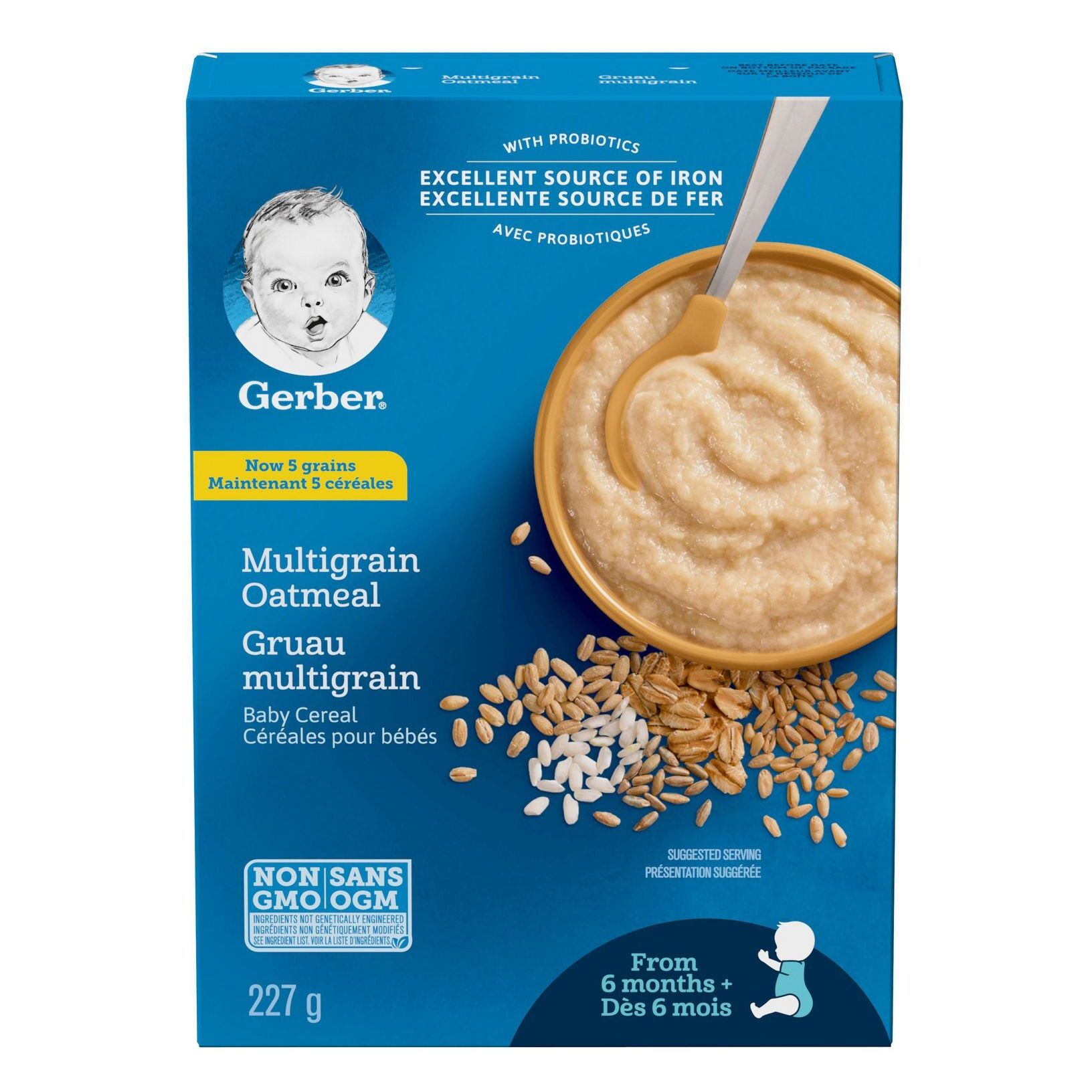 Gerber Cereal For Baby 1st Foods Rice Cereal, Made With Essential ...