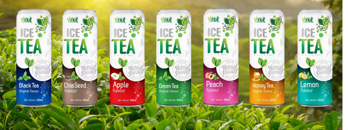 Hot Selling/320ml Vinut Canned Green Iced Tea Apple Soft Drink/ Free ...