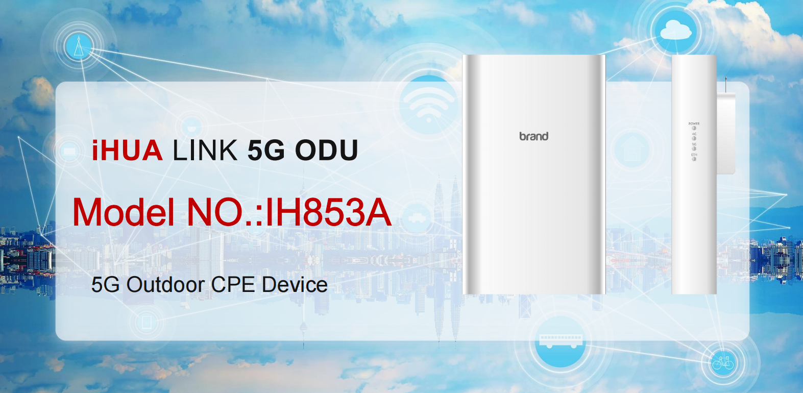Factory Direct Waterproof 5g Nr Sub-6 Wireless Router Odu 5g Modem ...