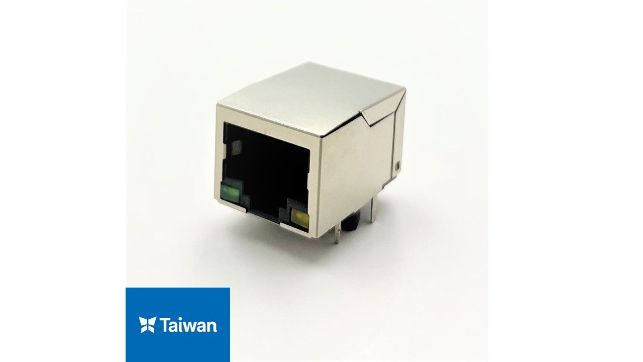 1x1 Port Rj45 With Transformer 1g Led Female Ethernet Socket Connector Shielded 8p8c Network ...