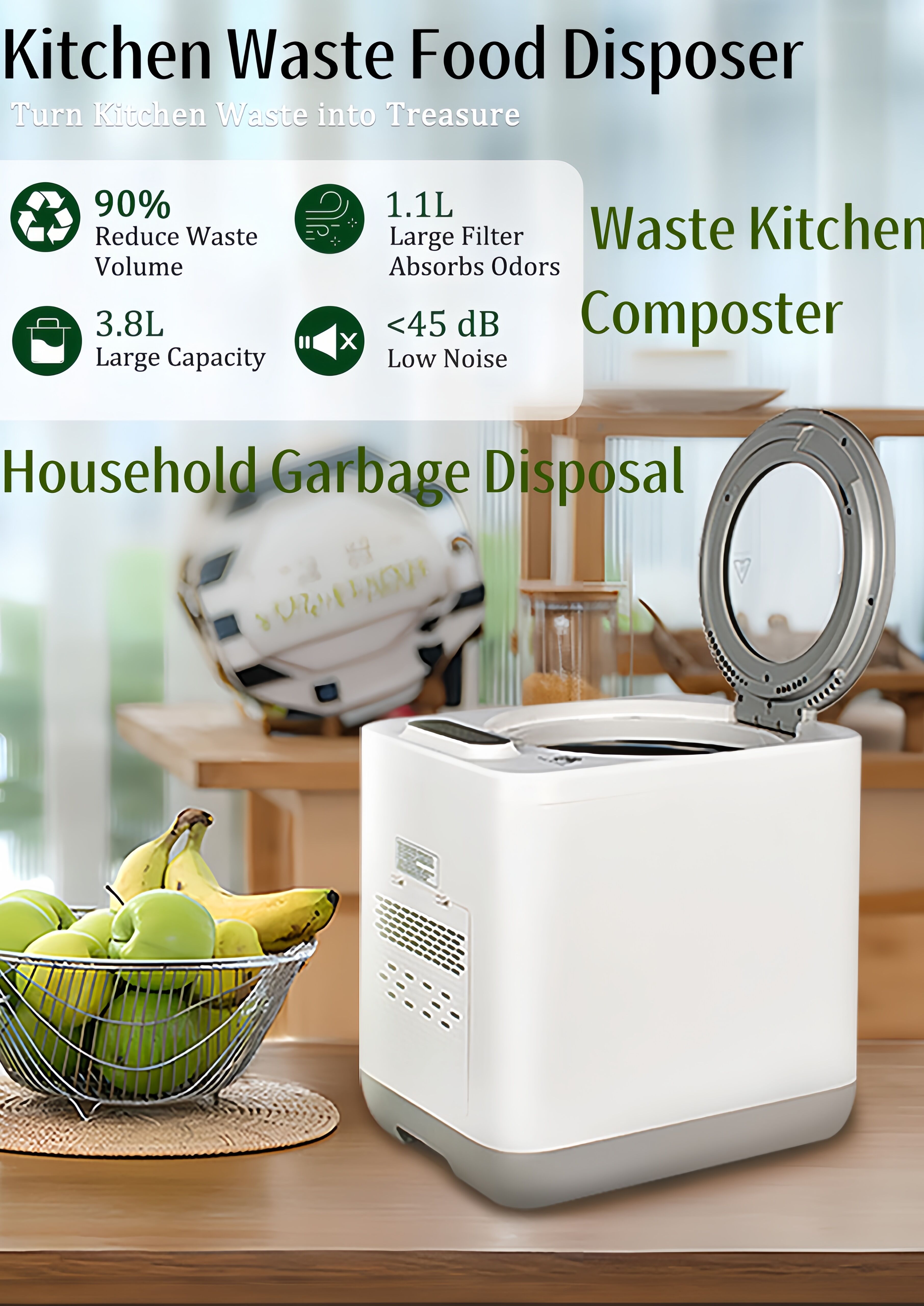 Buy China Wholesale Tuv Kitchen Garbage Disposal Continuous Feed ...