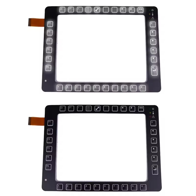 Factory Custom Design Fpc Circuit Led Backlit Wholesale Membrane Switch ...