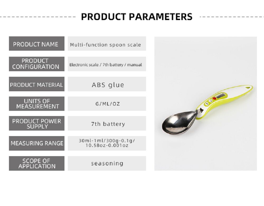 High Quality Stainless Scoop 300g /0.1g Lcd Kitchen Digital Electronic ...