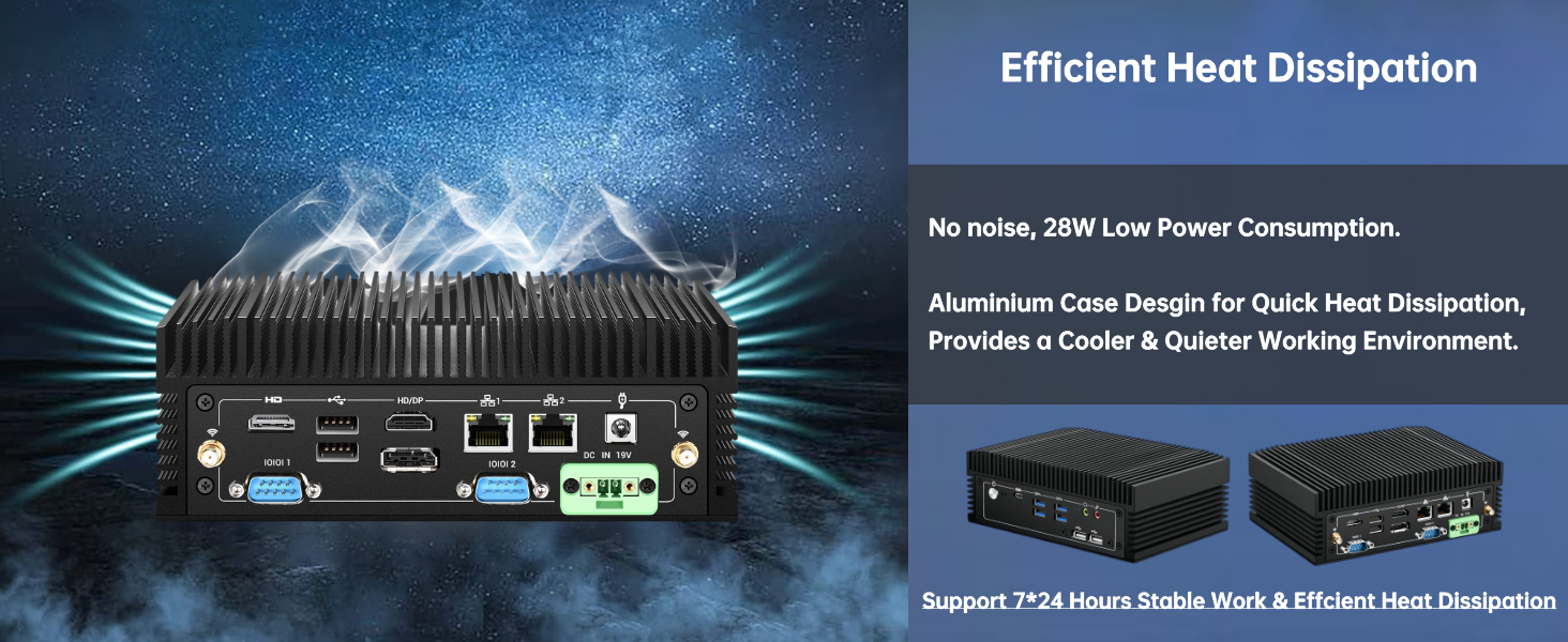 Fanless Box Pc Oem Odm/manufacturer Core I5-1240p/1235u 2*sodimm Ddr4 2 ...