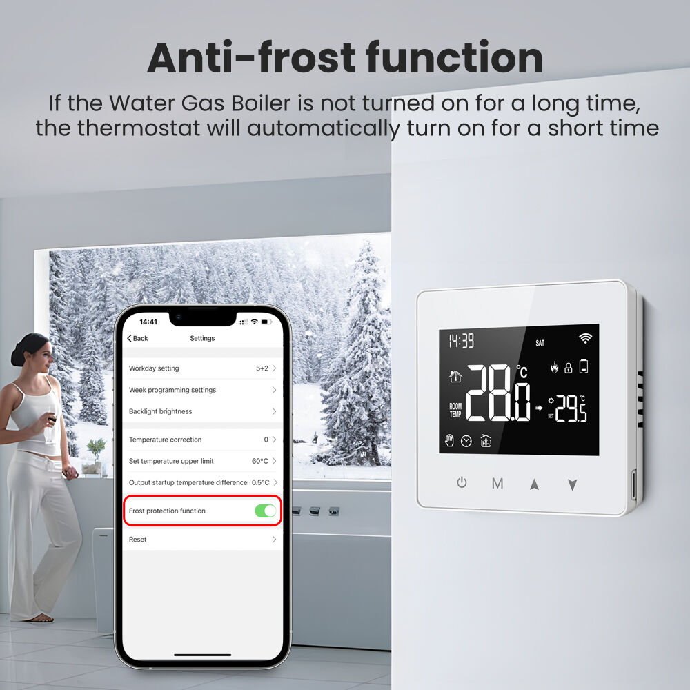 Avatto Smart Tuya Zigbee3.0 Thermostat Programmable Thermostat For Electric Heating Water ...