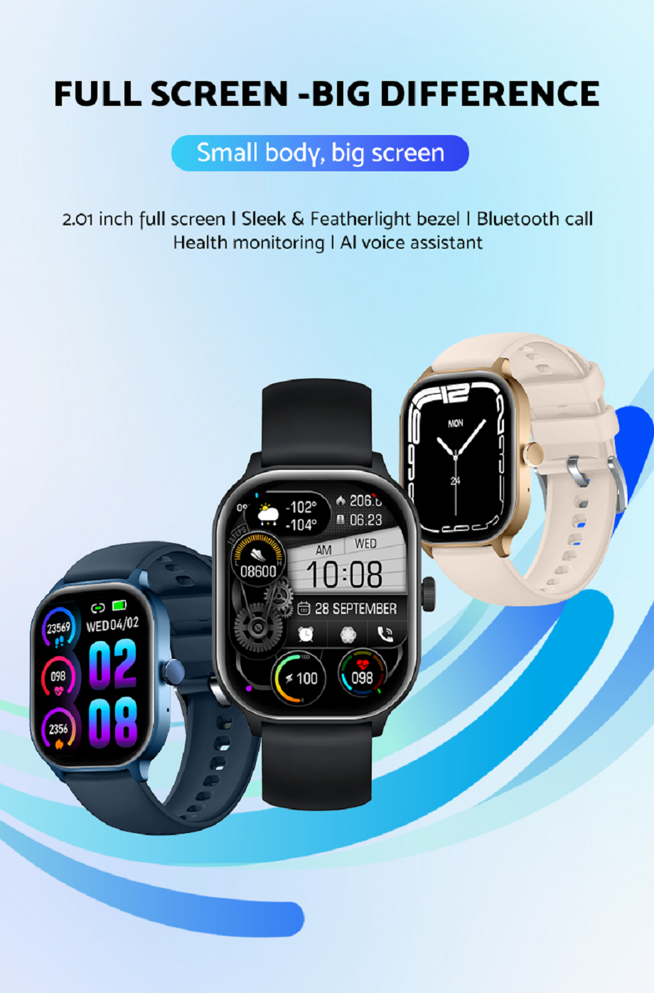 Shenzhen Smartwatch Wireless Bluetooth Wrist Strap Smartwatch Factory ...