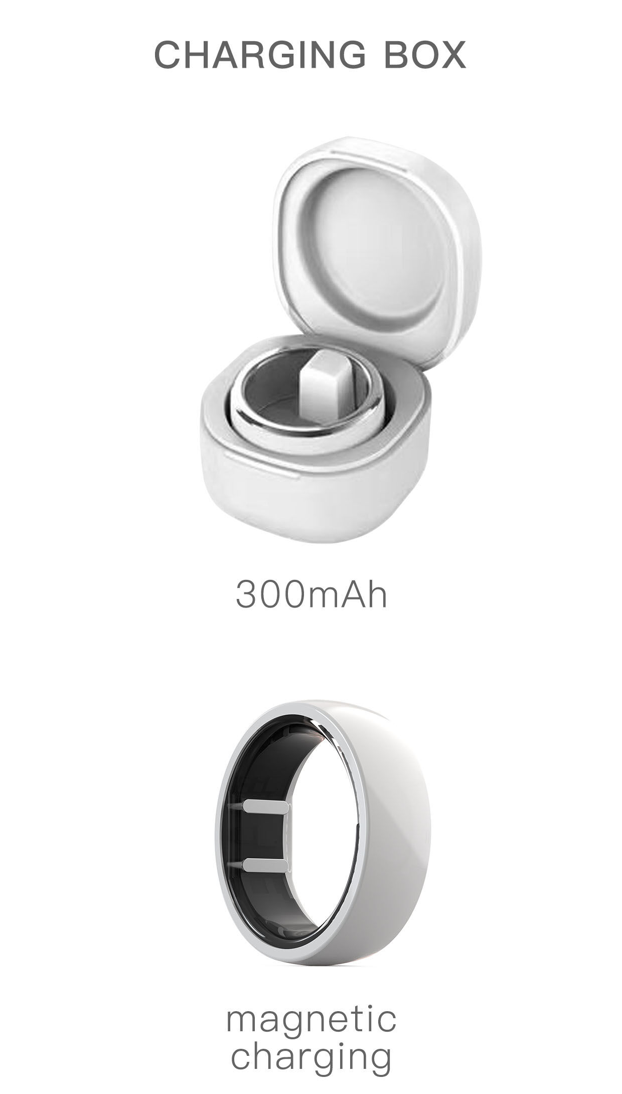 Rings Sleep Heart Rate Oxygen Smart Ring Titanium Health Support Sdk ...