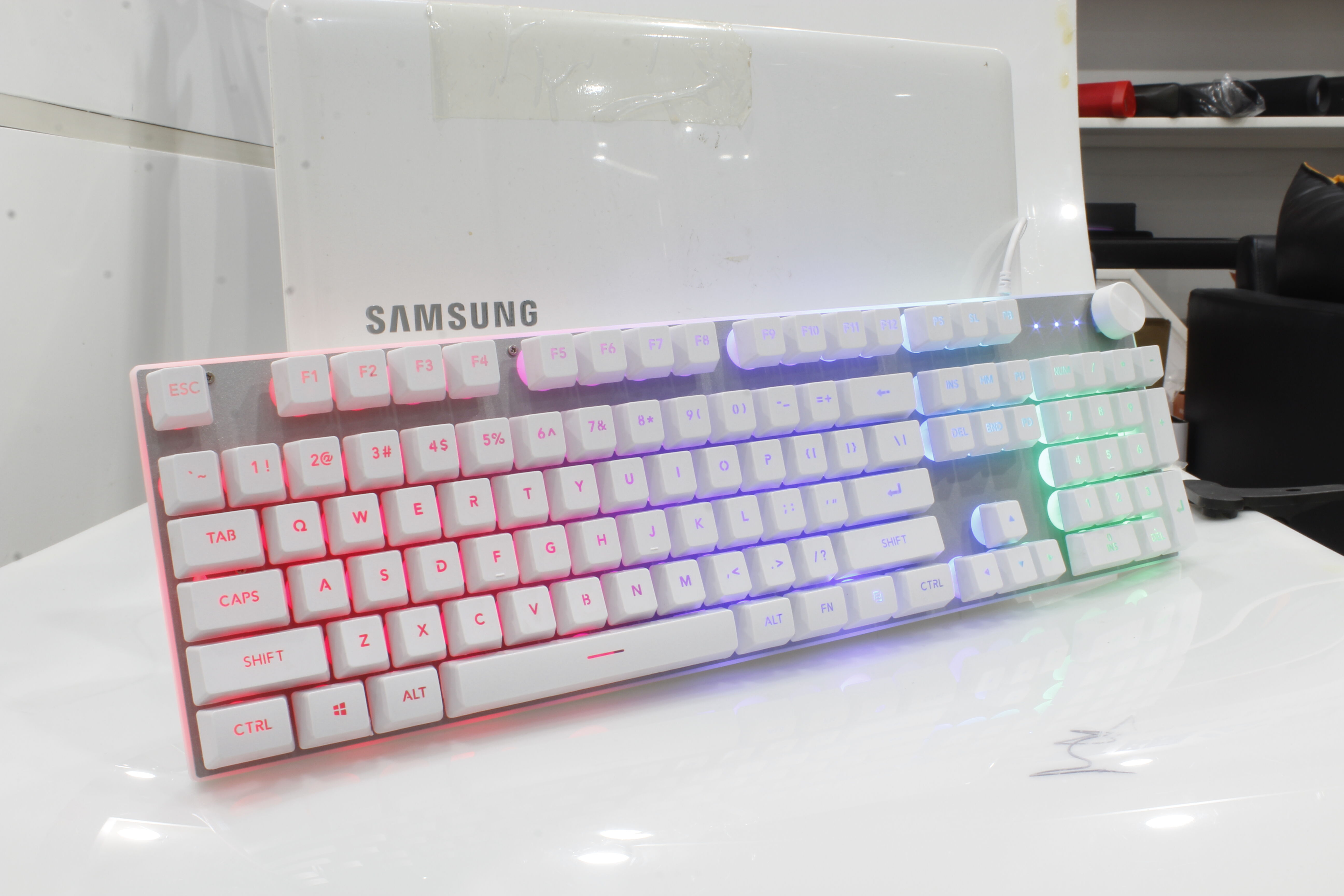 2024 New Metal Gaming Keybaord With Rgb Backlight For Computer Wired ...