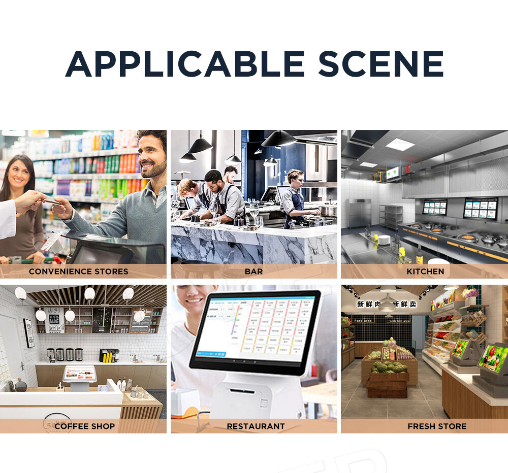 32 Inch Waterproof Touch Screen Number Order Display All In One Panel ...