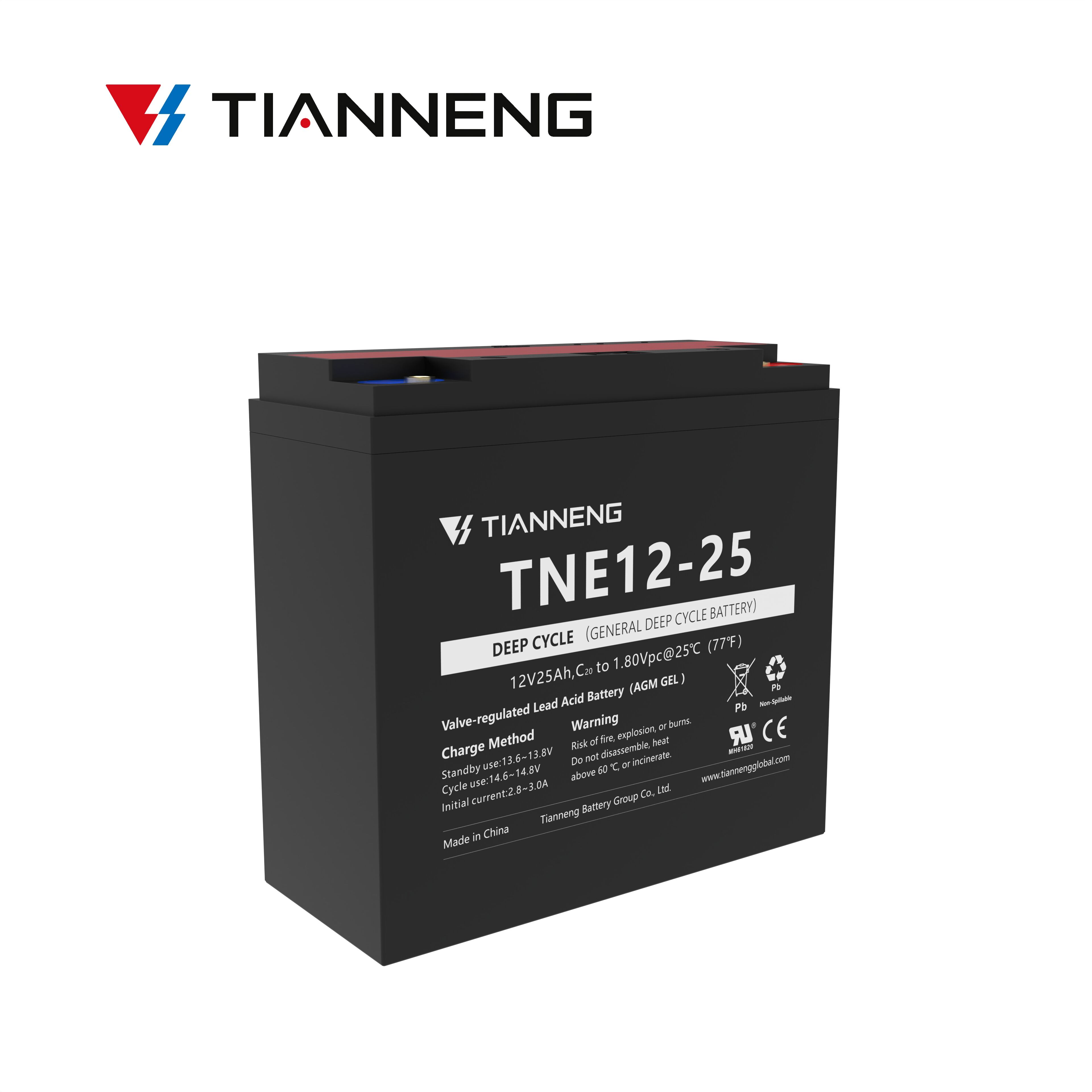 Bulk Buy China Wholesale Tianneng Wholesale Deep Cycle 12v 25ah Lead ...