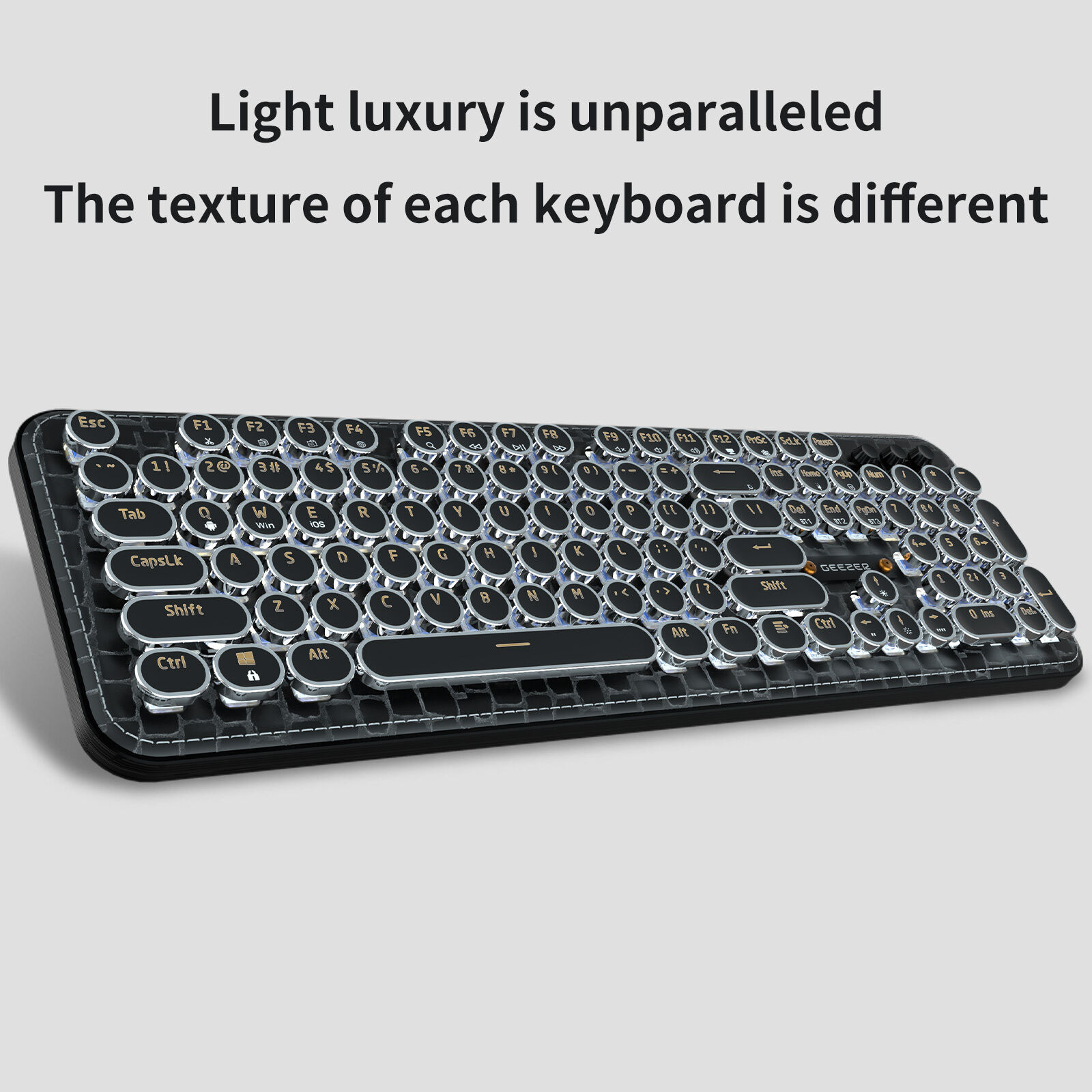 Factory High Quality Sk-686s 2.4g Full Size Wired Mechanical Luminous ...