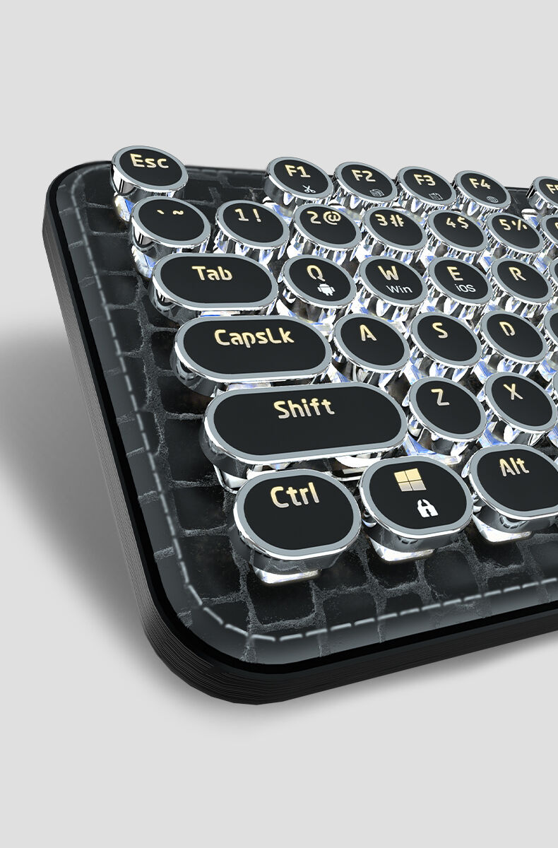 Factory High Quality Sk-686s 2.4g Full Size Wired Mechanical Luminous ...