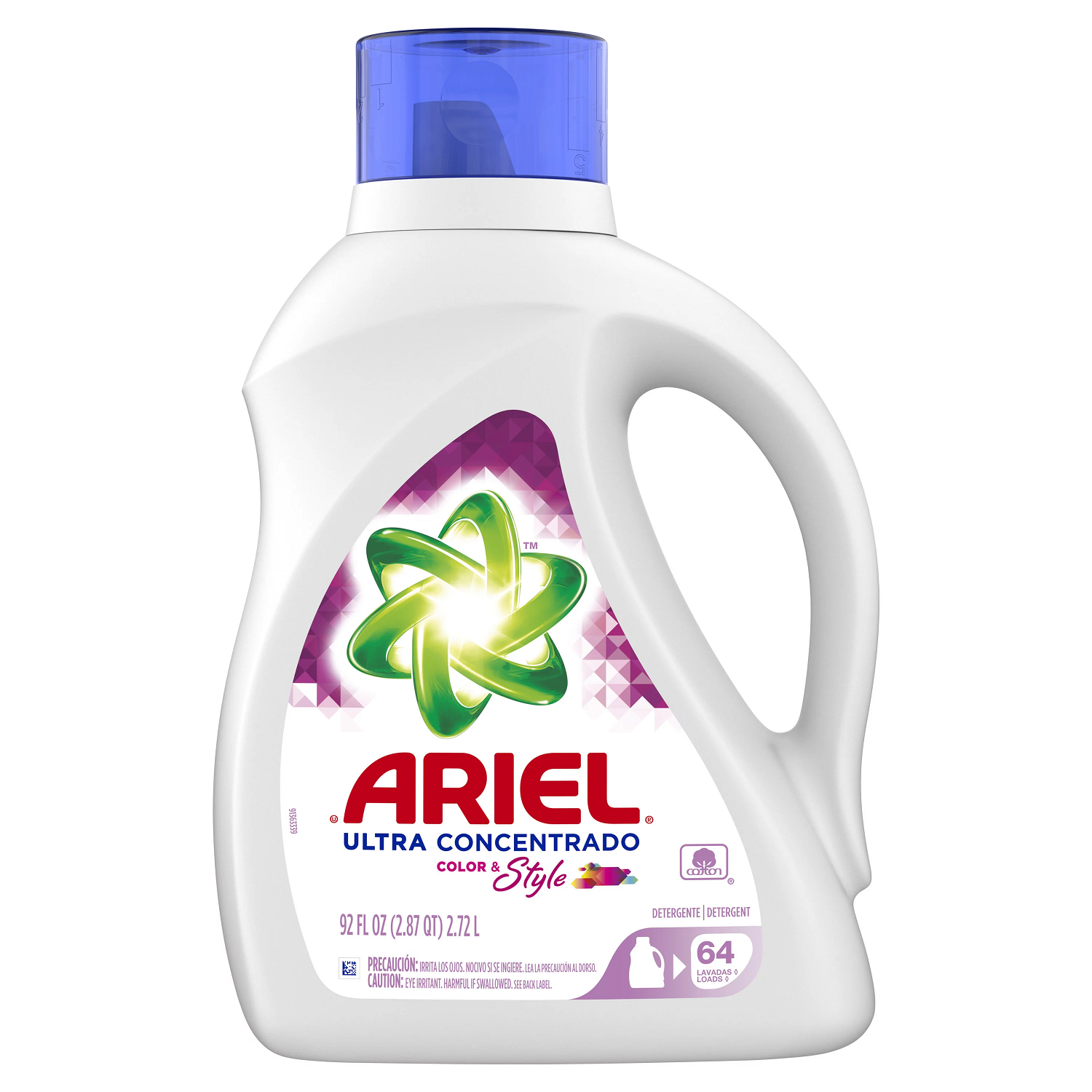 Ariel- Washing Liquid Laundry Detergent Gel 48 Washes 1.8 L Original ...