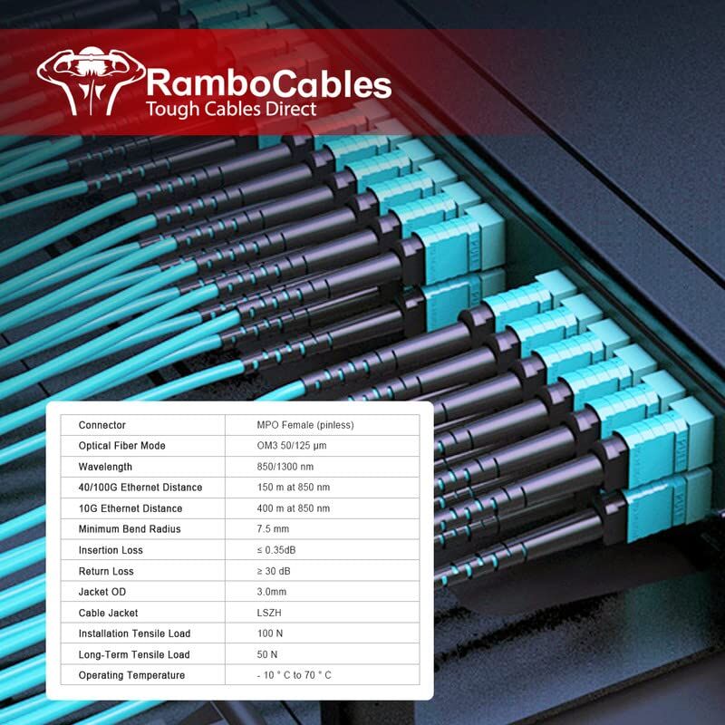 Bulk Buy China Wholesale Mpo Cable Assemblies Mpo Fiber Cable Om3 ...