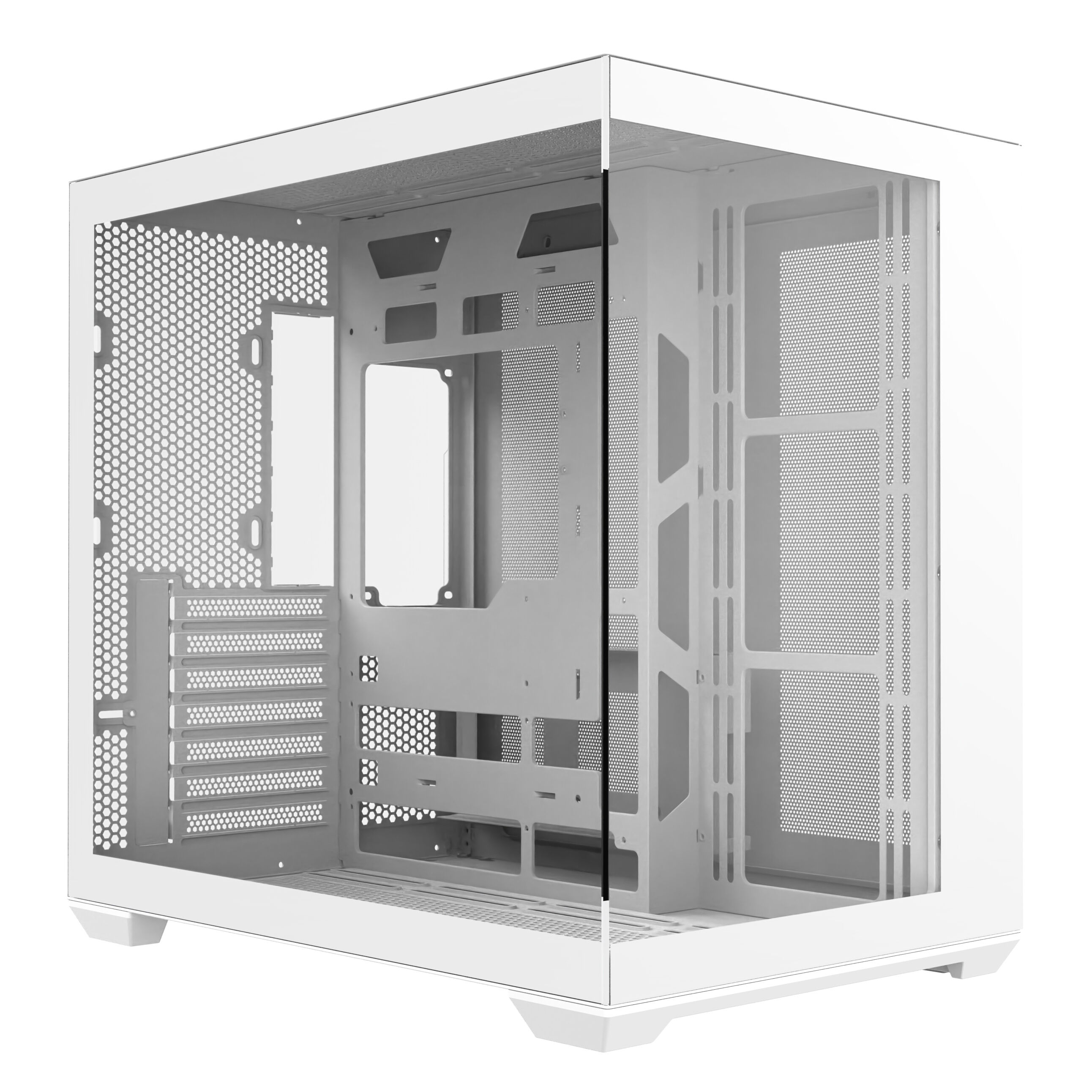 Latest Cool Design Wide Cube Pc Case Double Sided Glass Atx Gaming ...