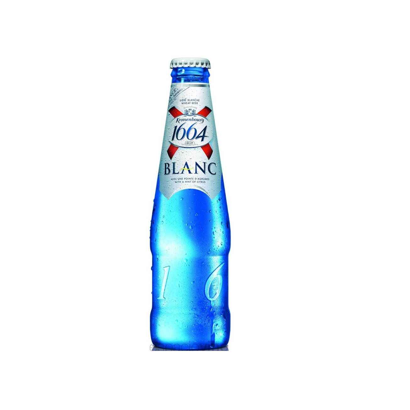 Kronenbourg- 1664 Blanc Beer (24 X 330ml) Bottles - A Refreshing And ...