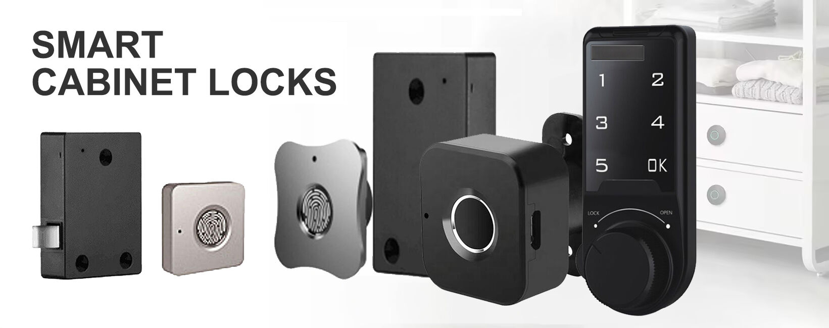 Smart Biometric Fingerprint Lock For Cabinet Anti-theft Cabinet Drawer ...