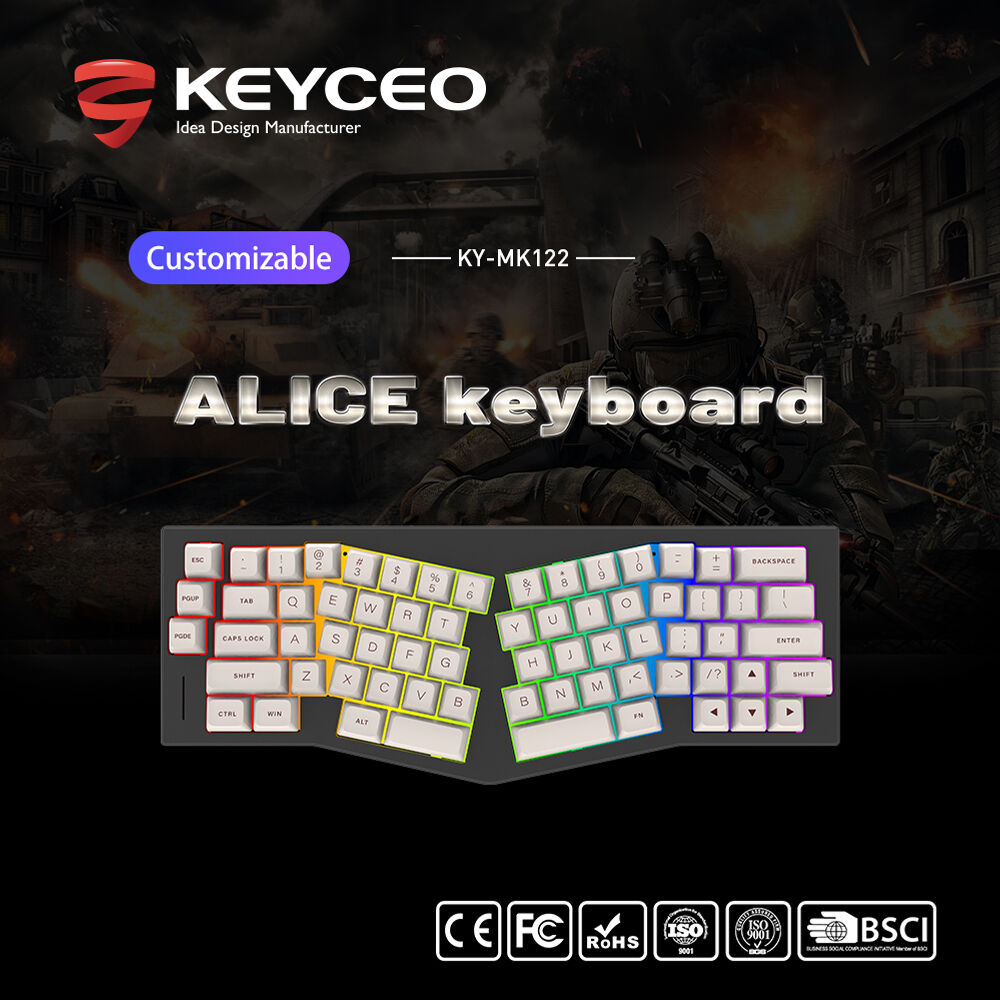 Oem Manufacturing Diy Alice Gasket Mechanical Keyboard Ergonomic Design ...