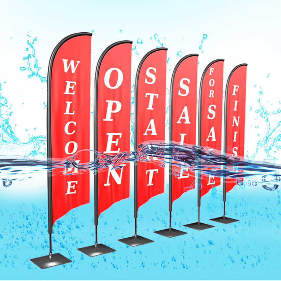 Acara Kustom Spanduk Bendera Iklan Promosi Bulu Pantai Terbang Luar ...