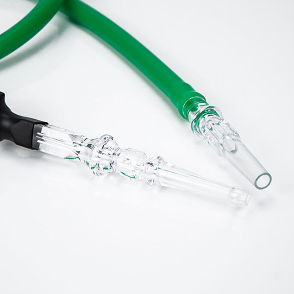 Food Grade Silicone Shisha Hose Blue Led Neon Water Tube Disposable ...