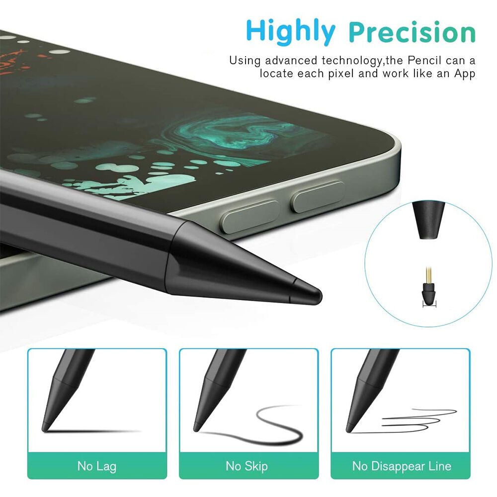High Precision Touch Screen Pen Magnetic Replacement Fine Point Tip ...