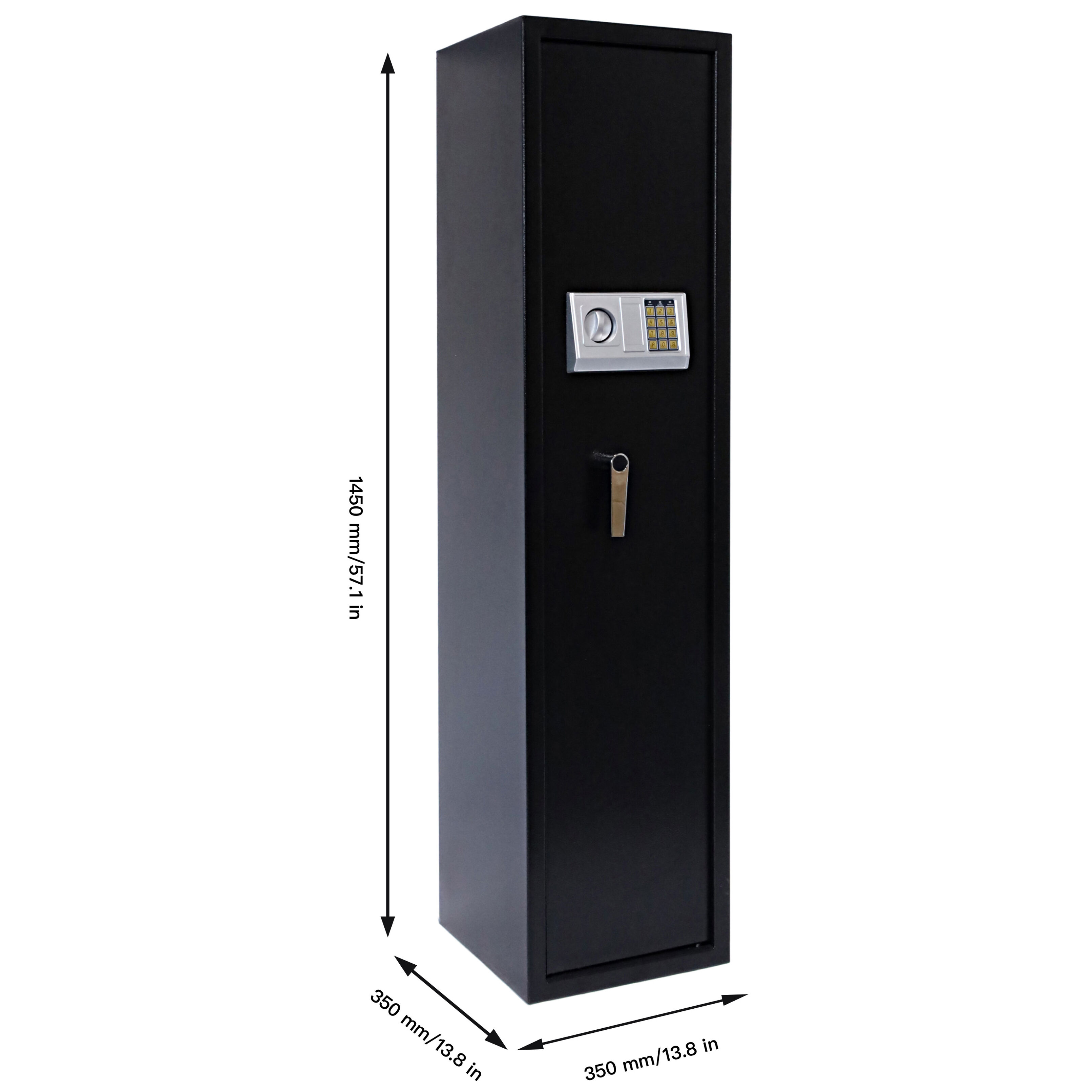 Supplier Indoor Hotel Iron Security Wall Mount Bio Gun Safe With ...