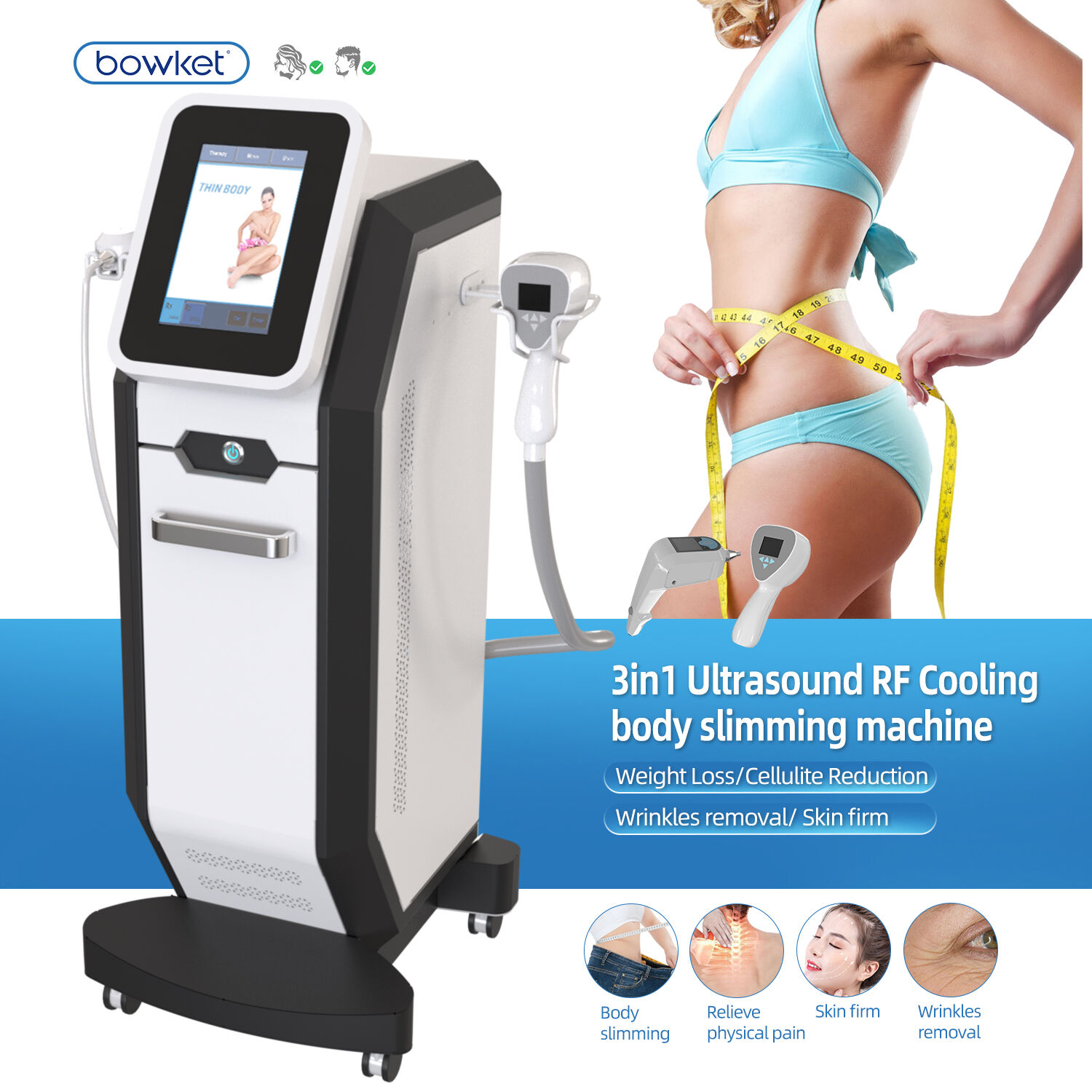 Bowket 2 In 1 Radio Frequency Rf Ems Radio Frequency Facial Lifting Radio Frequency 10 Mhz Face ...