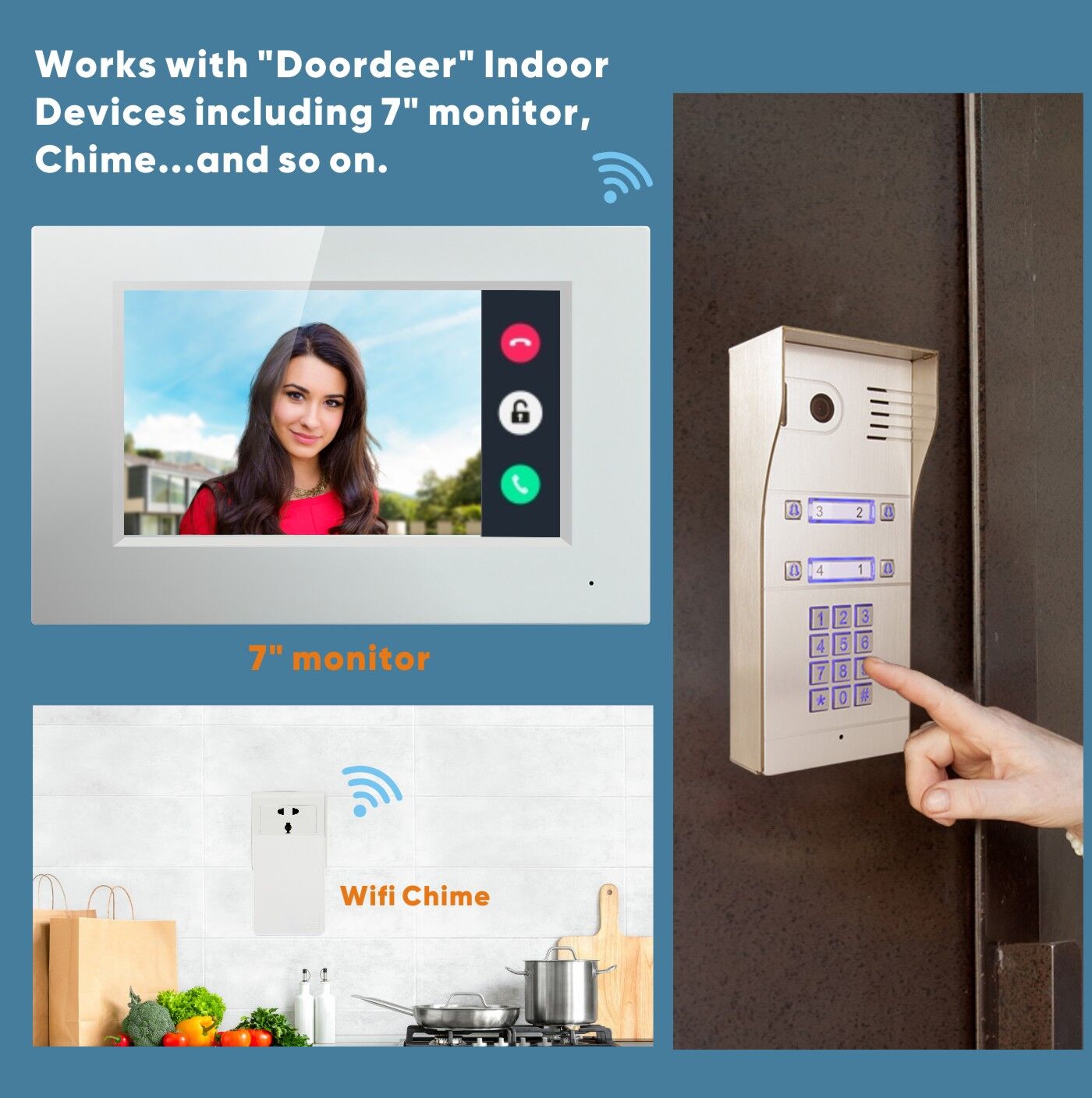 New Arrival Hd1080p App Control Smart Doorbell Video Door Entry ...