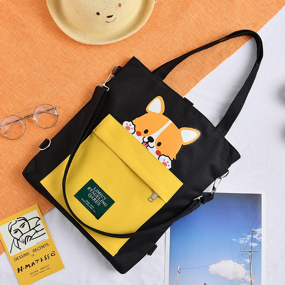 Custom Logo Shoulder Bag Simple Multifunctional Canvas Backpack Cotton ...