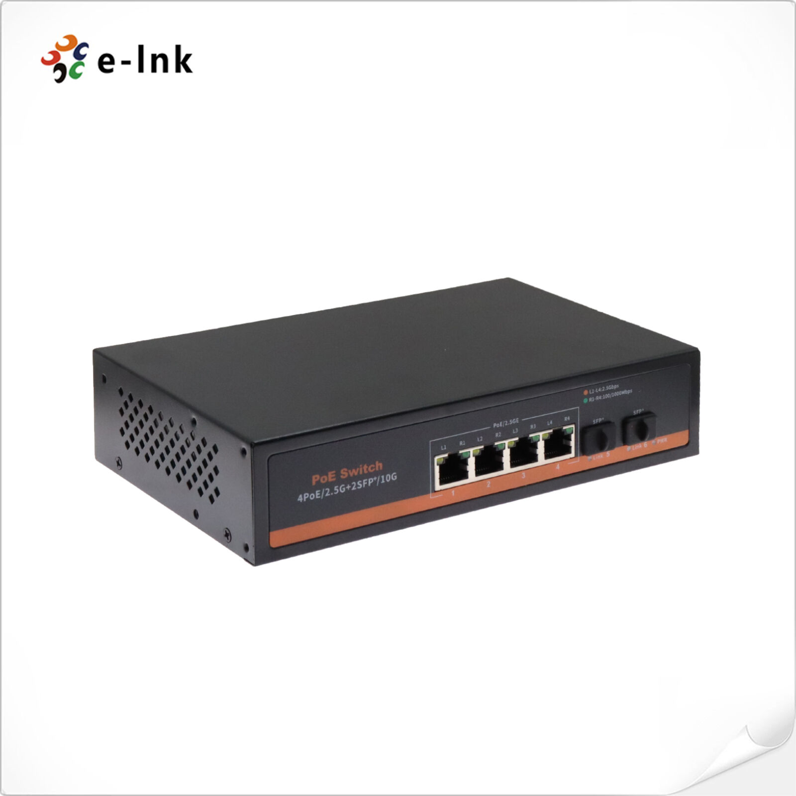 Wholesale Fiber Poe Switch 4 Ports 2.5g Poe To 2 Ports 10g Sfp+, Power ...