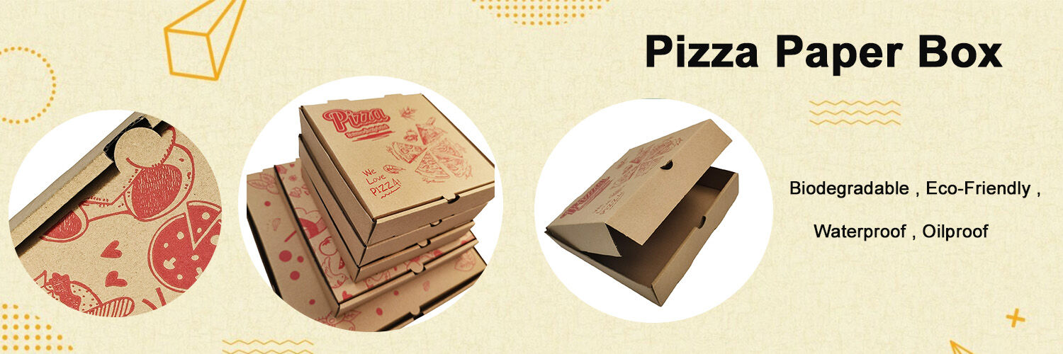 Custom Logo Printed Brown Kraft Paper Pizza Box Food Packaging - Buy ...