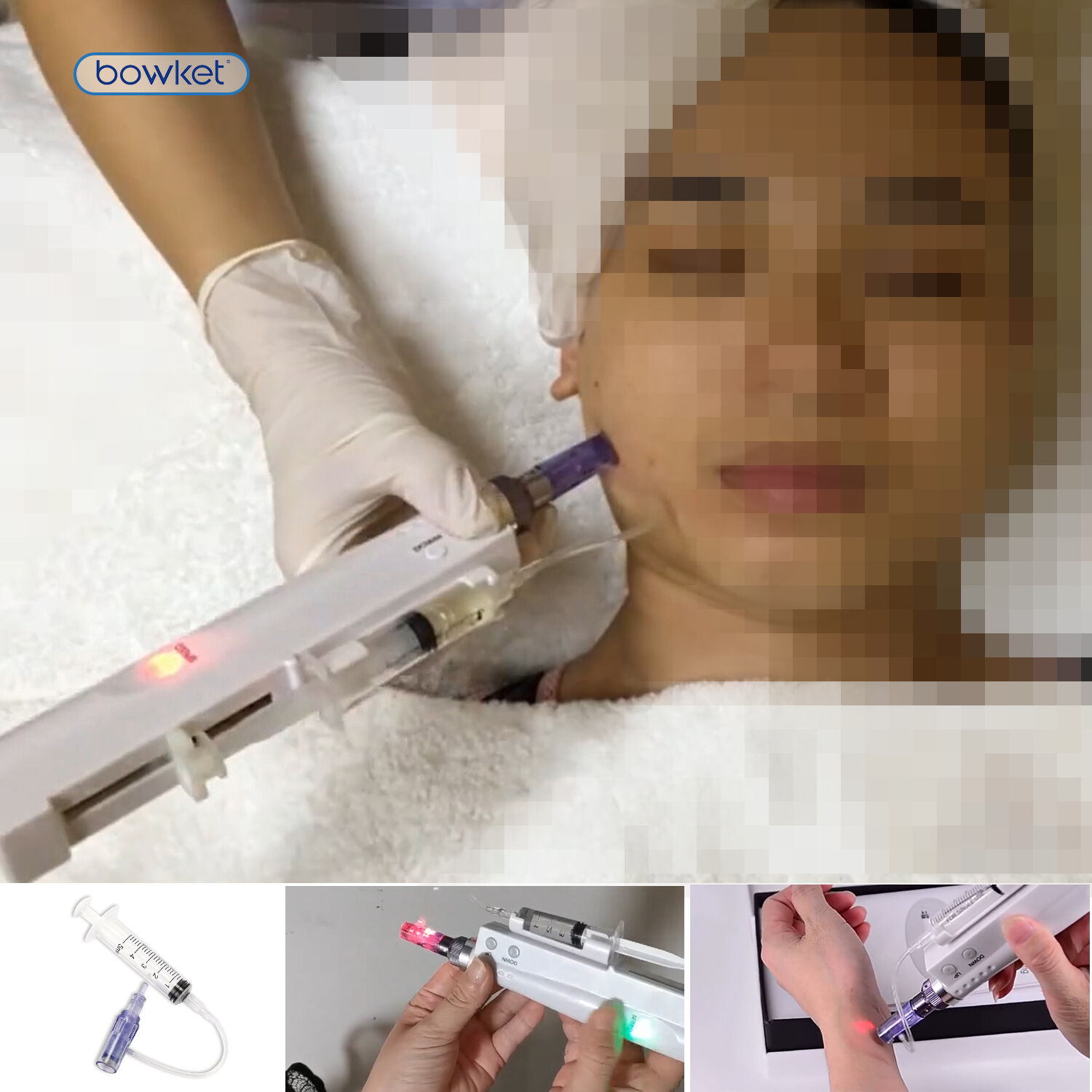 Buy China Wholesale Bowket New Facial Care Electric Dermapen Injection ...