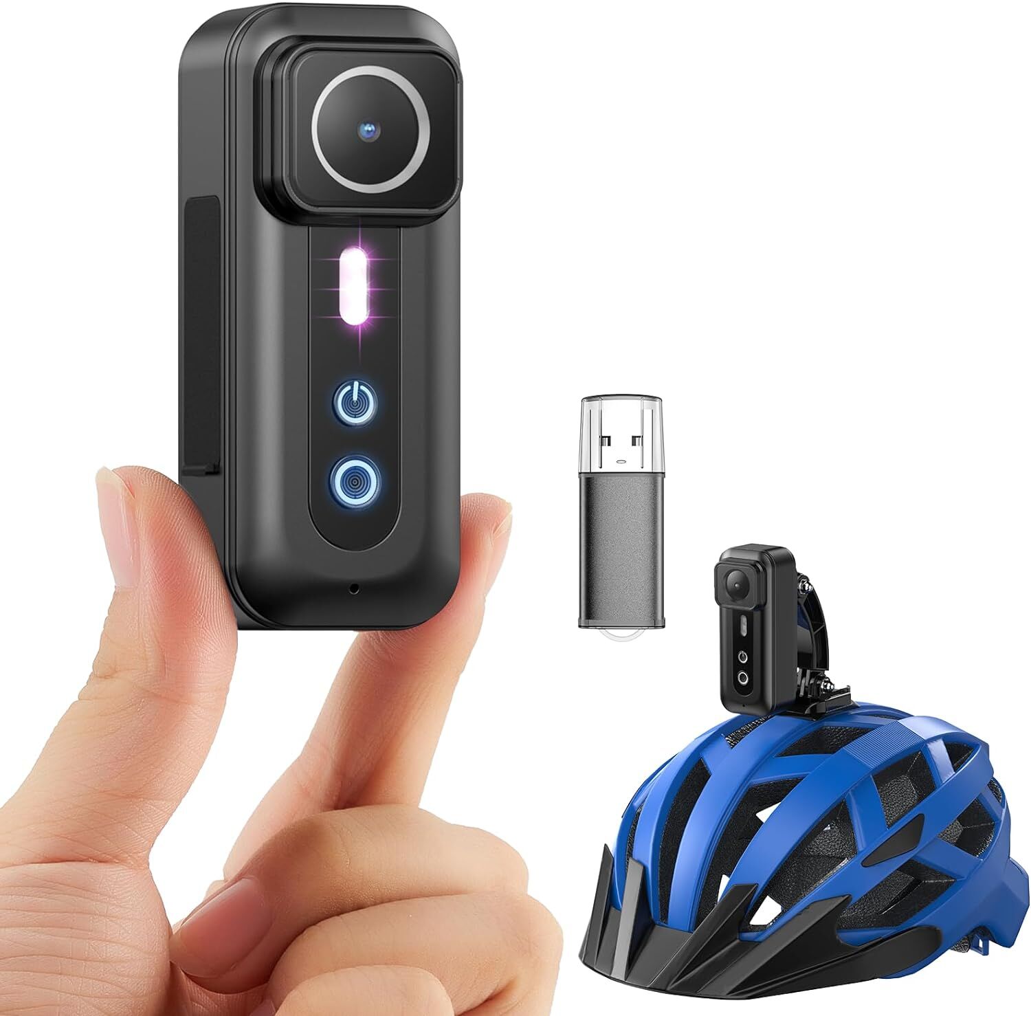Boblov F5 Portable Mini 4k 2160p Hd Wifi Security Guard Cam Body Worn ...