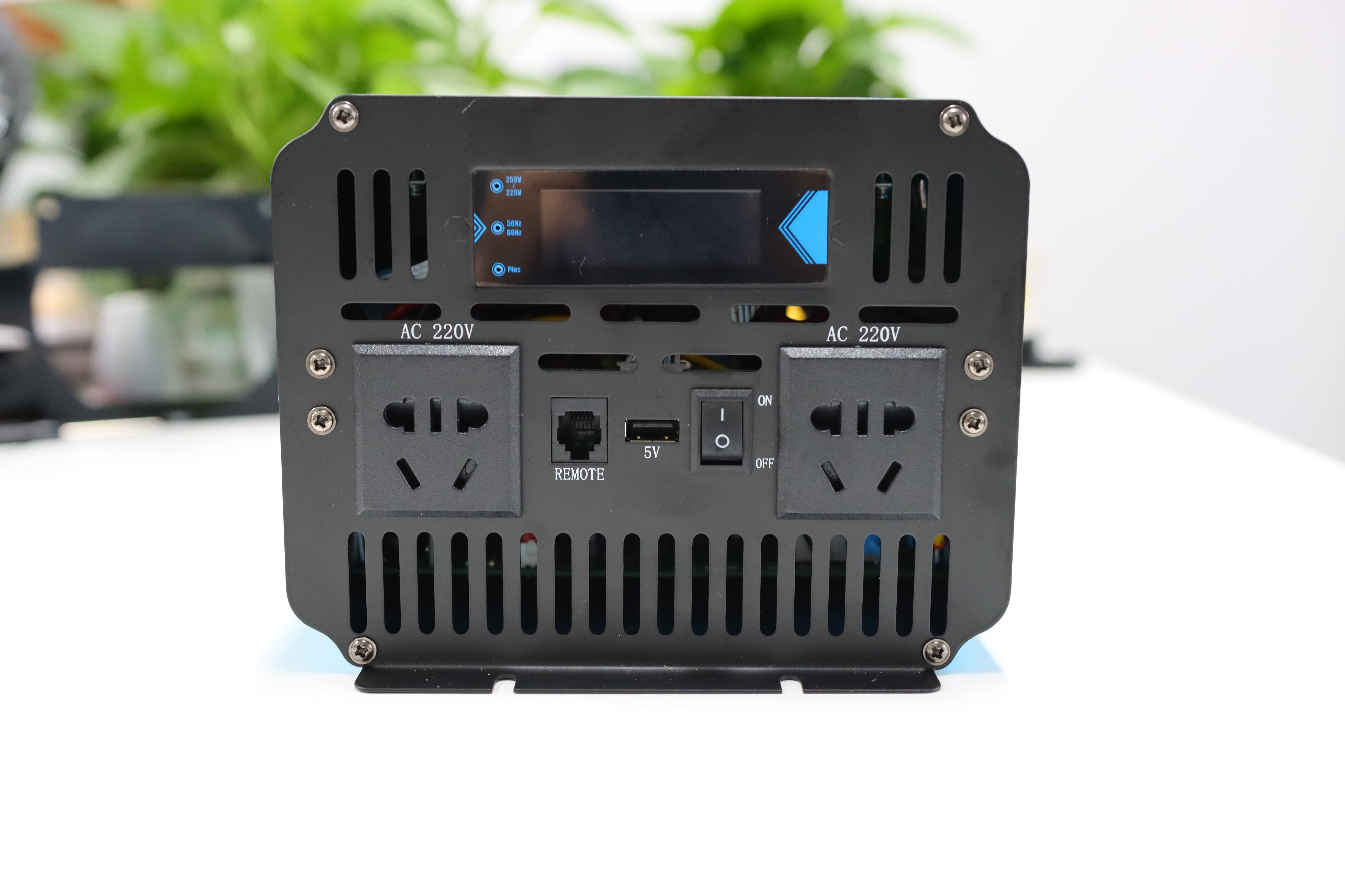 Inverter Daya Ups, Pengubah Daya Inverter Murni 3kw 4kw 6kw Dc12v 24v ...