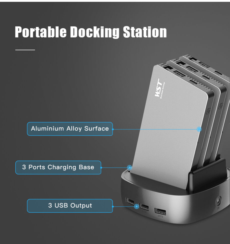 Portable Power Bank Docking Station Rental Power Bank System Equipped ...