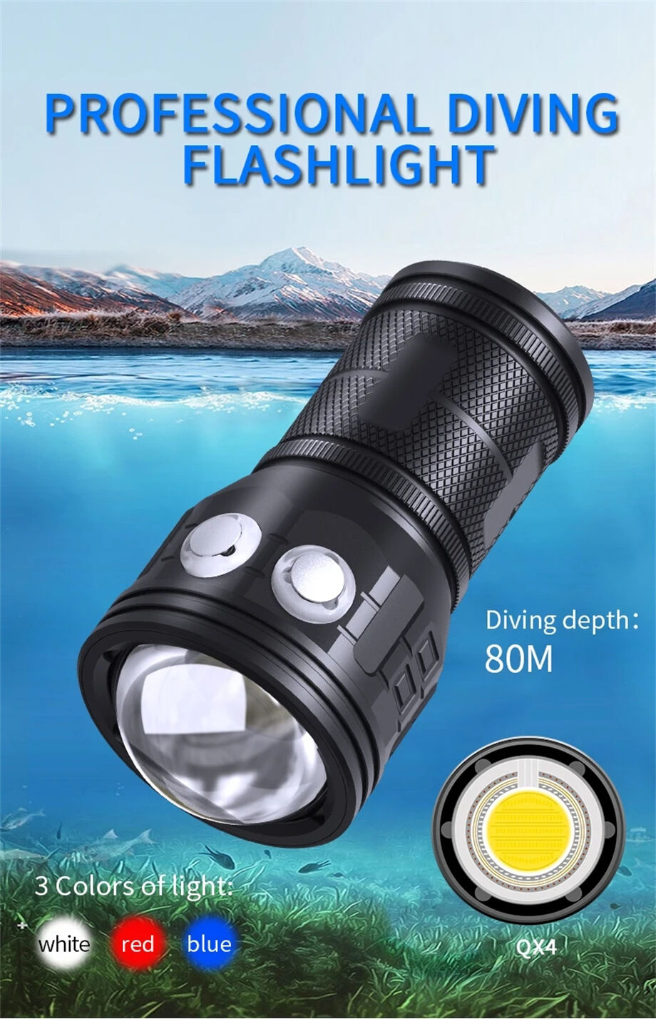 Portable High Power Qx4 Professional Ip8 Waterproof Rating Lamp Using ...