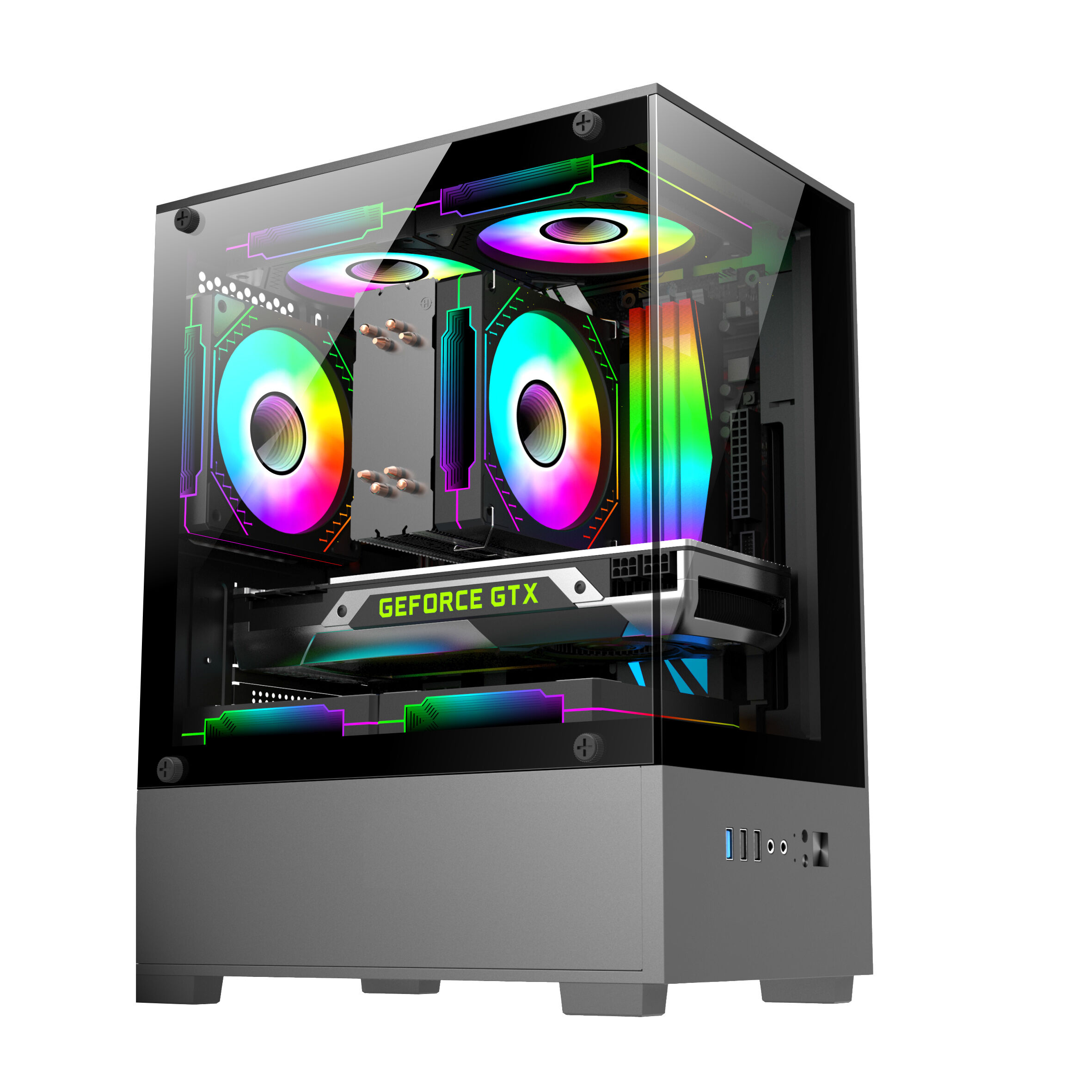 Buy China Wholesale Factory Cheap Price Glass Side Panel Micro Atx Mini ...