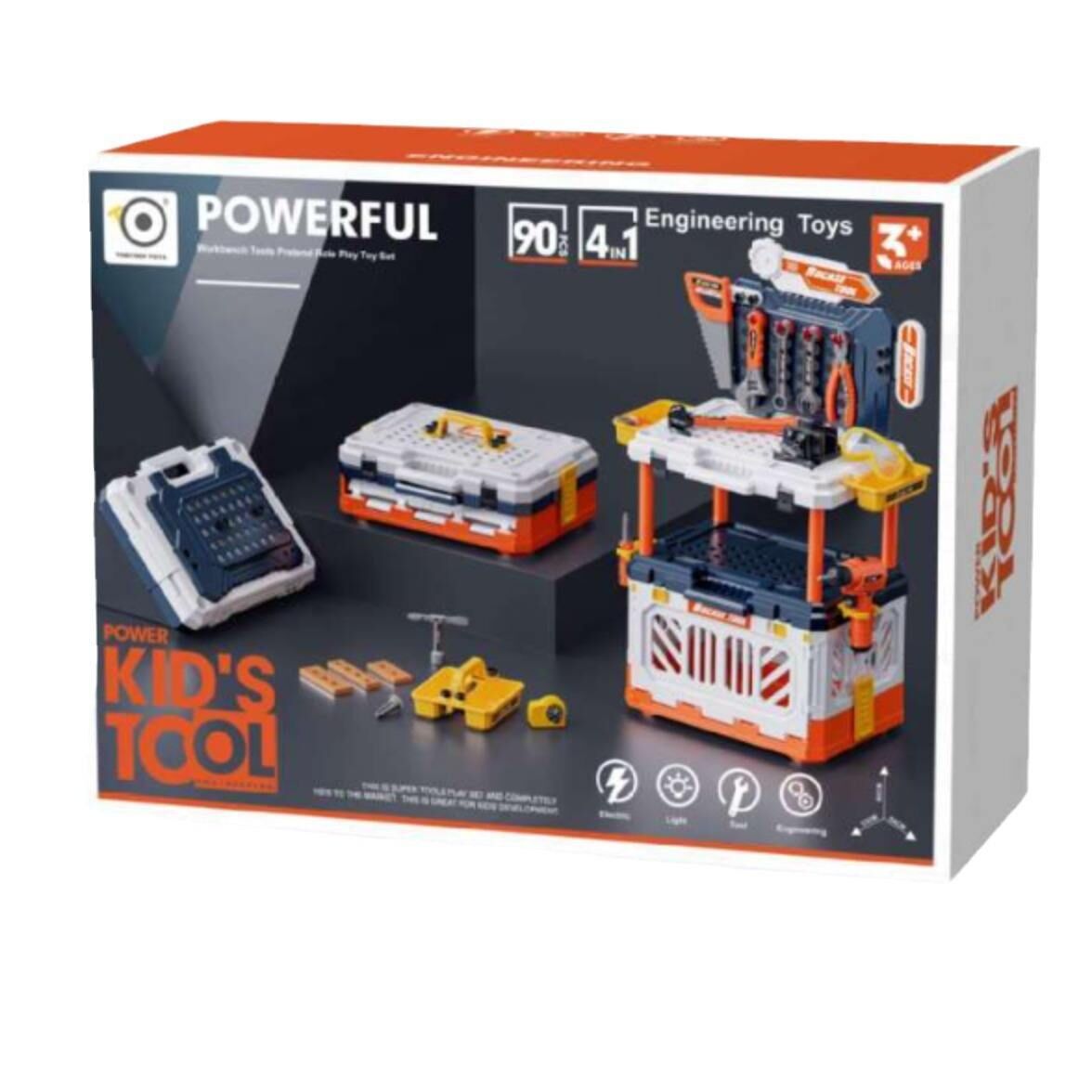 Children's Playhouse Toy Toolbox Set Boy's Baby Screwdriver Repair ...