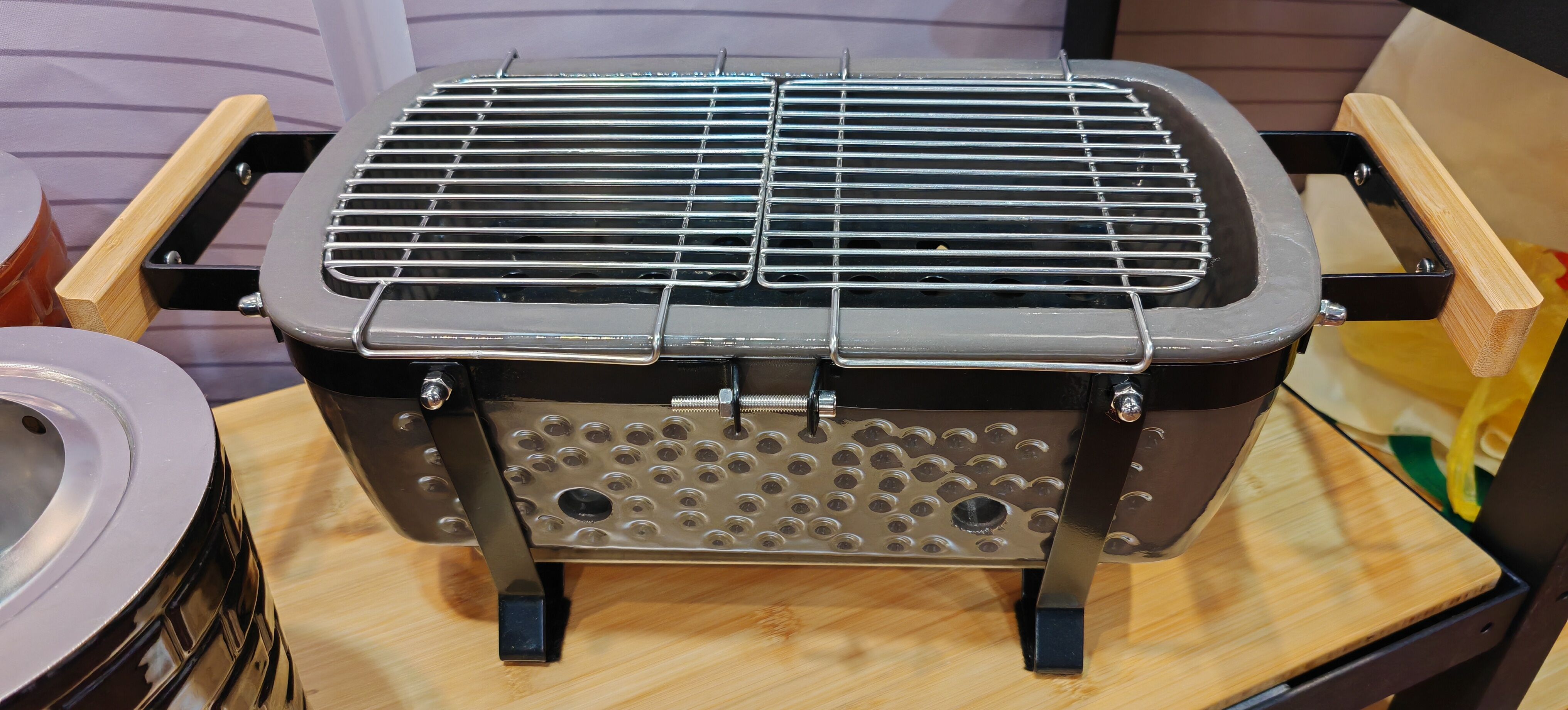 Bulk Buy China Wholesale 13'' High Quality Ceramic Table Top Charcoal Hibachi Grills Bbq Grills ...